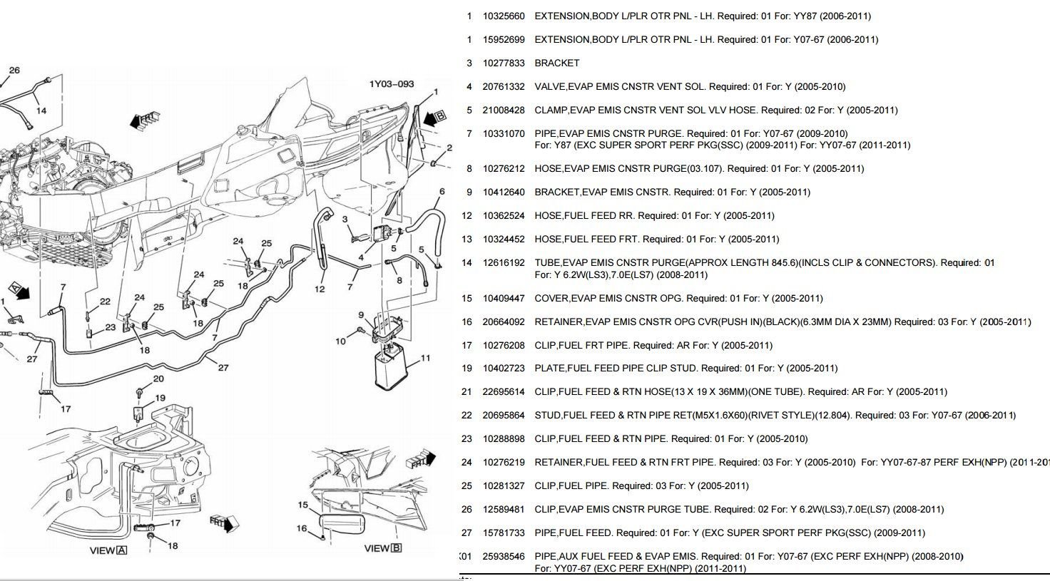 Fuel line PN - CorvetteForum - Chevrolet Corvette Forum Discussion