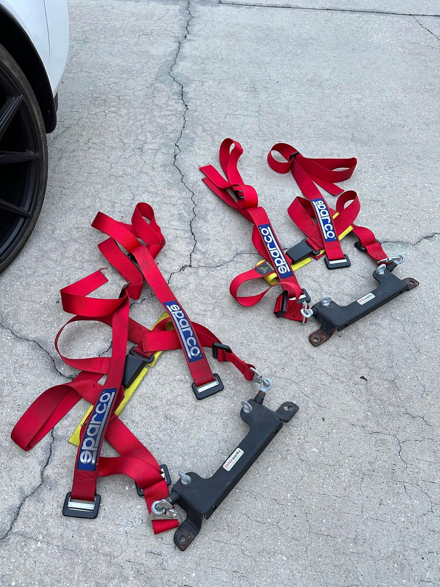 FS (For Sale) VetteWorks Hardbar Lap Belt Harness Mount Racing ...