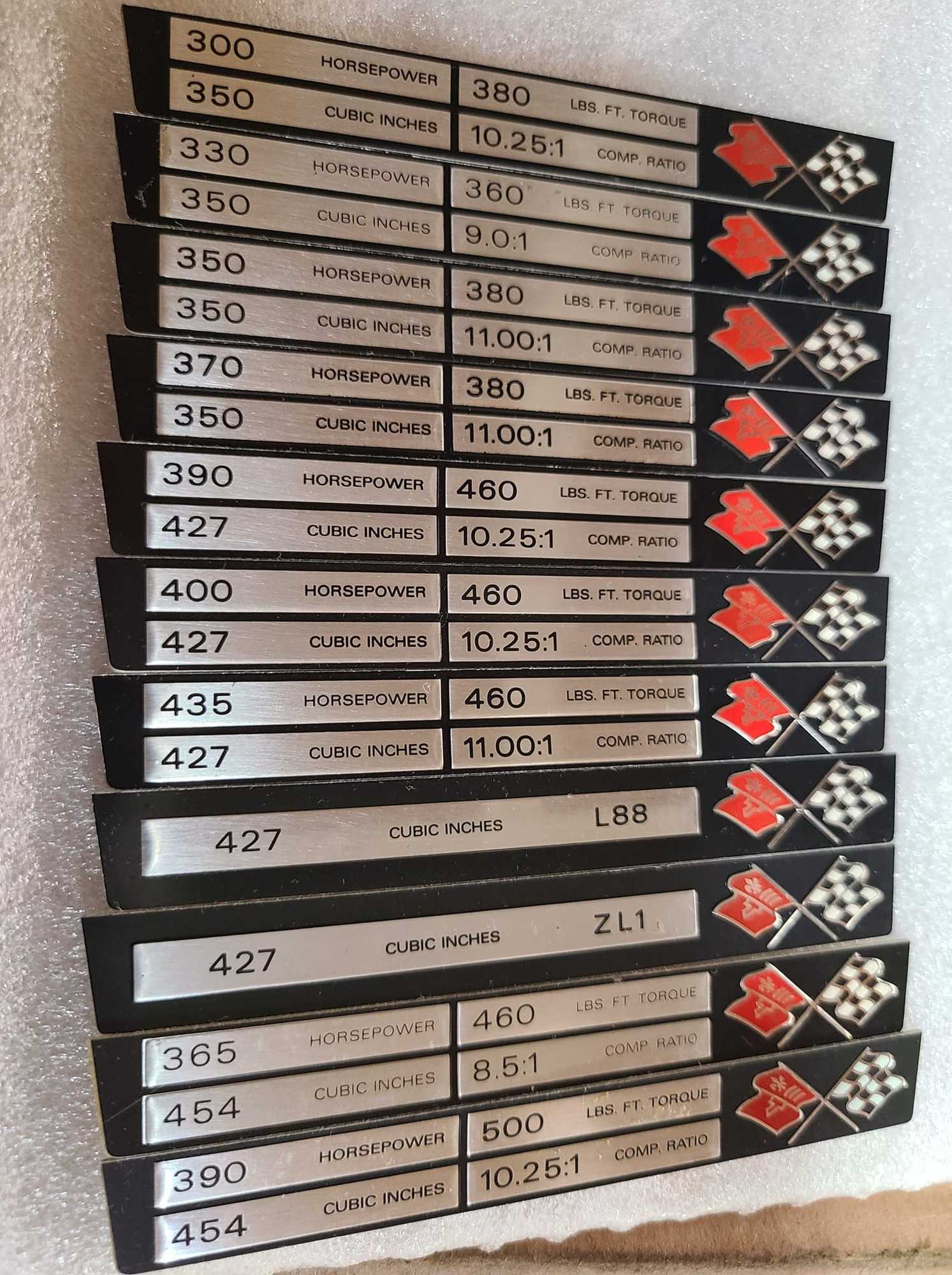 Custom Console Data Plate - CorvetteForum - Chevrolet Corvette Forum ...