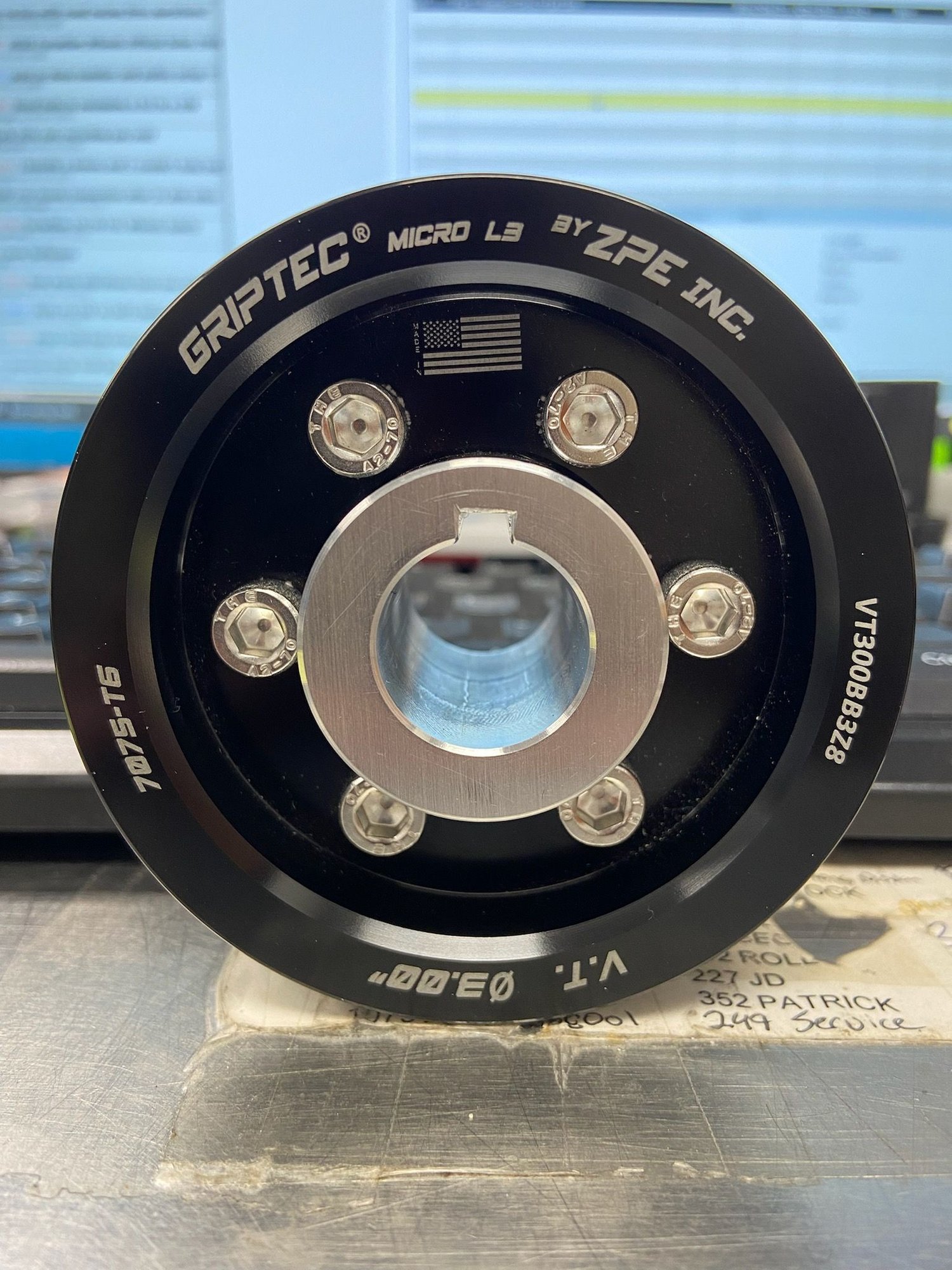 FS (For Sale) Griptec 3.0" 8 rib Vortech/Paxton pulley - CorvetteForum ...