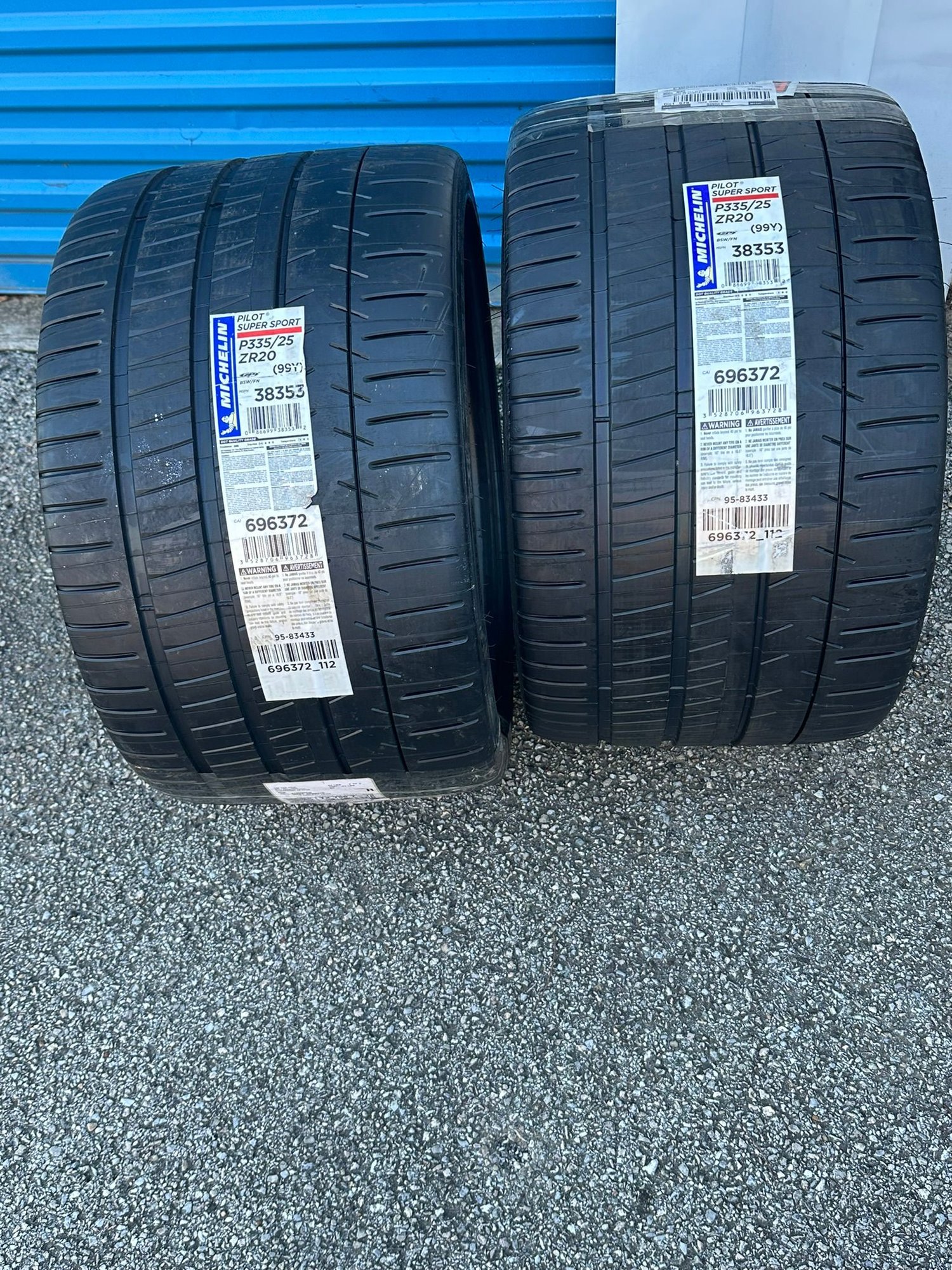 FS (For Sale) New/Never Mounted: 2 Michelin Super Sport ZP 335/25/ZR20 ...