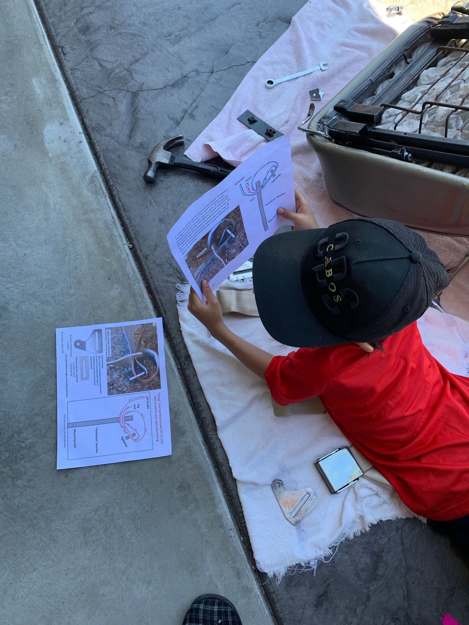 C1 Seat belt threading helper - CorvetteForum - Chevrolet Corvette ...