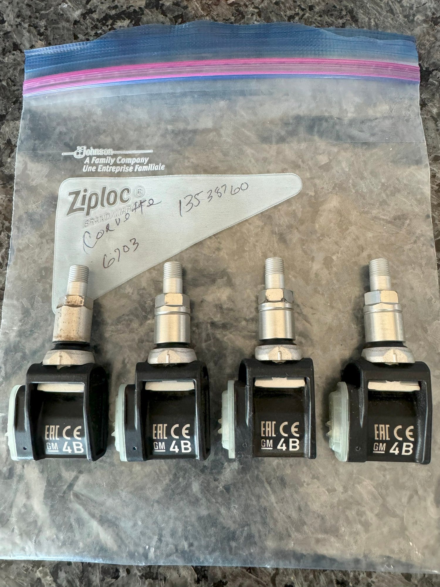 FS (For Sale) (4) TPMS Tire Pressure Sensors for C8 Corvette Stingray ...