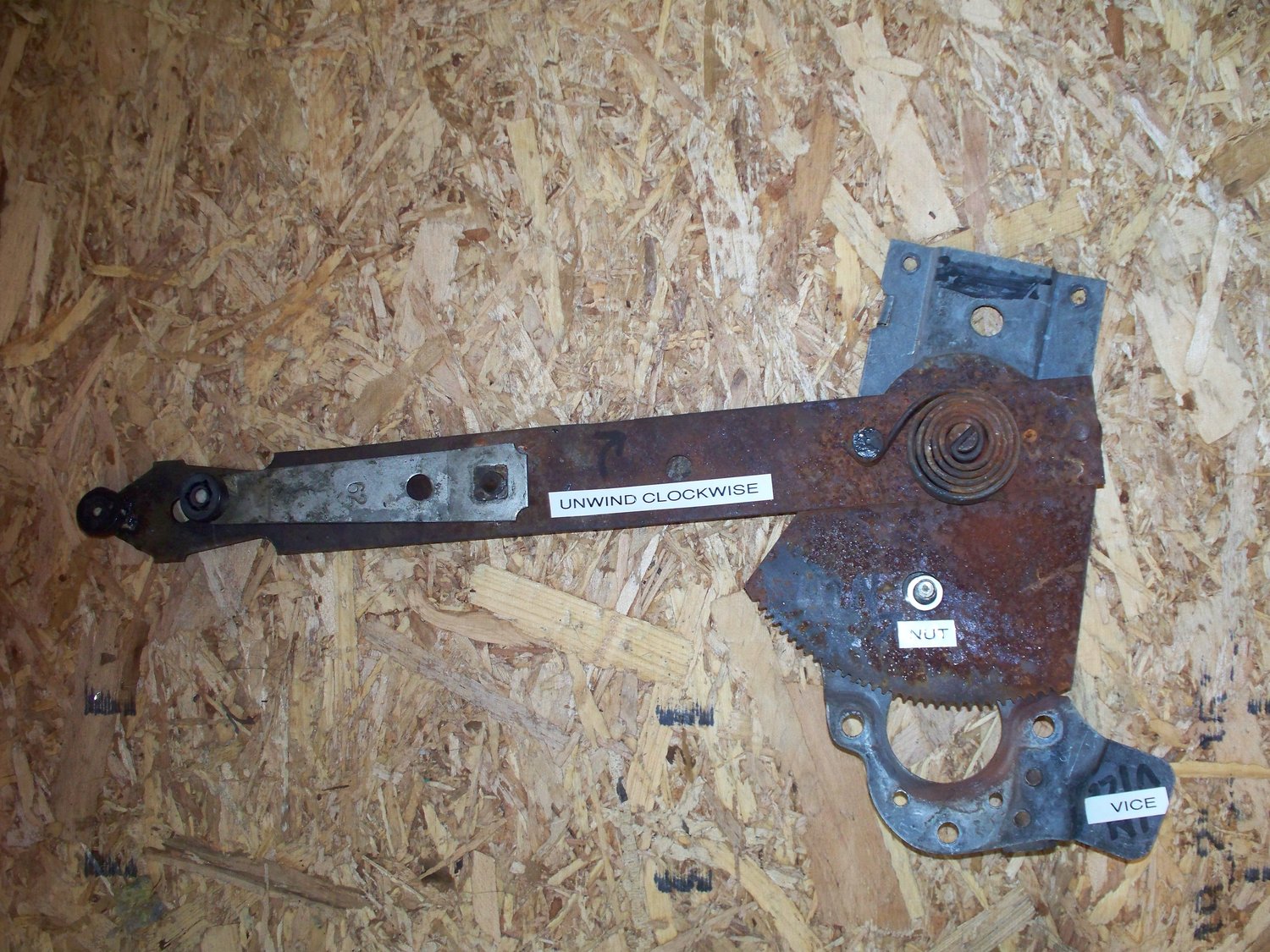 Power window regulator spring replacement preload - CorvetteForum ...