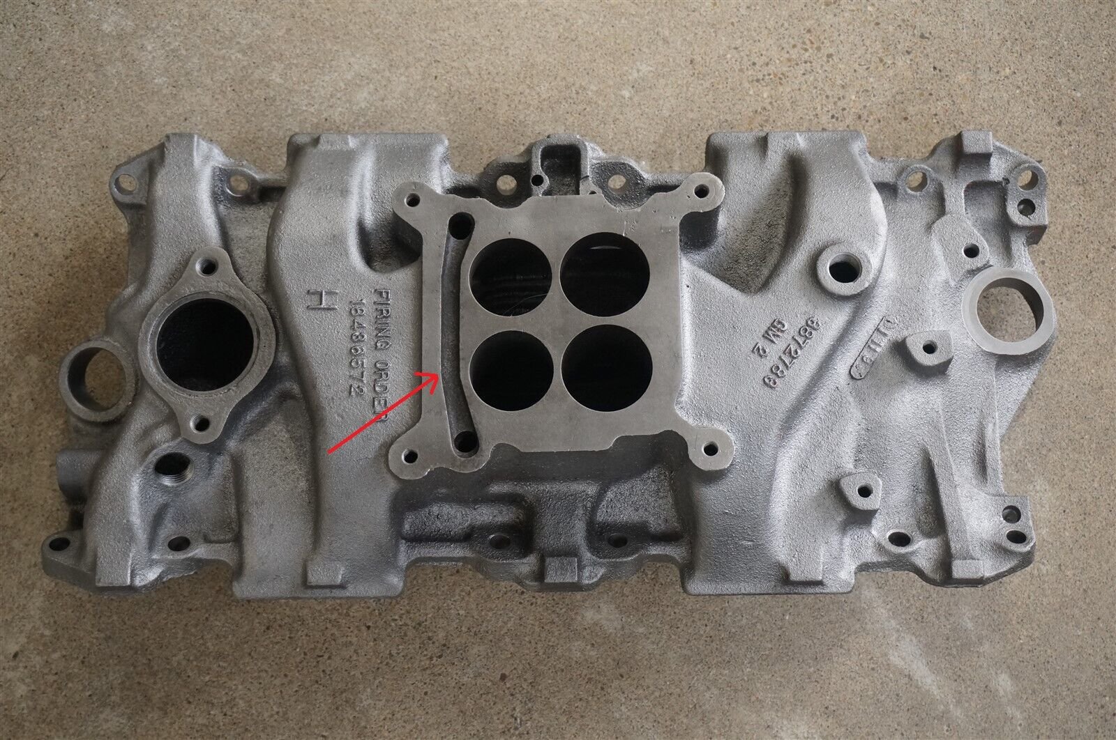 66 to 67 Cast Iron Holley flange intake question - CorvetteForum ...
