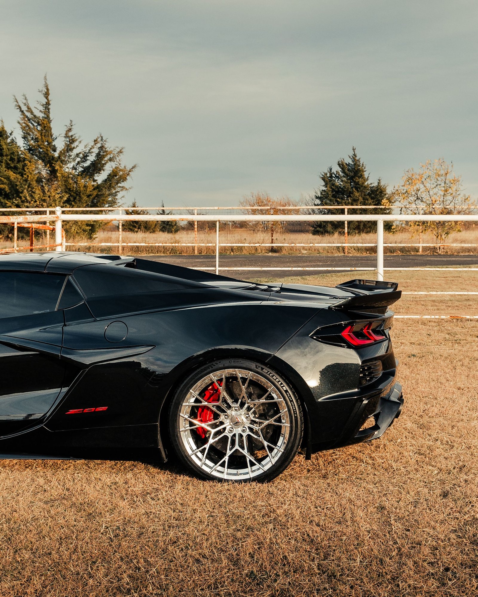 Lowered Twin Turbo Corvette C8 Z06 - CR1 Forged Wheels Photoshoot ...