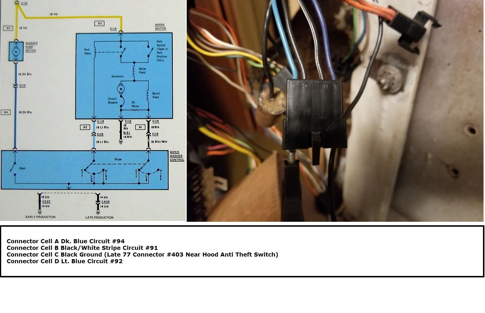 77 wiper switch work around - CorvetteForum - Chevrolet Corvette Forum ...