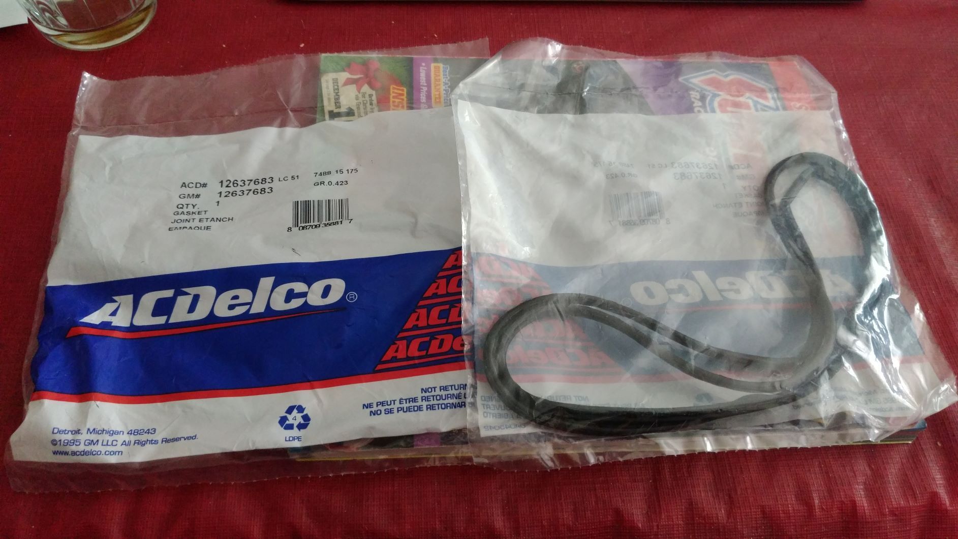 FS (For Sale) AC Delco LS valve cover gaskets (pair) - CorvetteForum ...