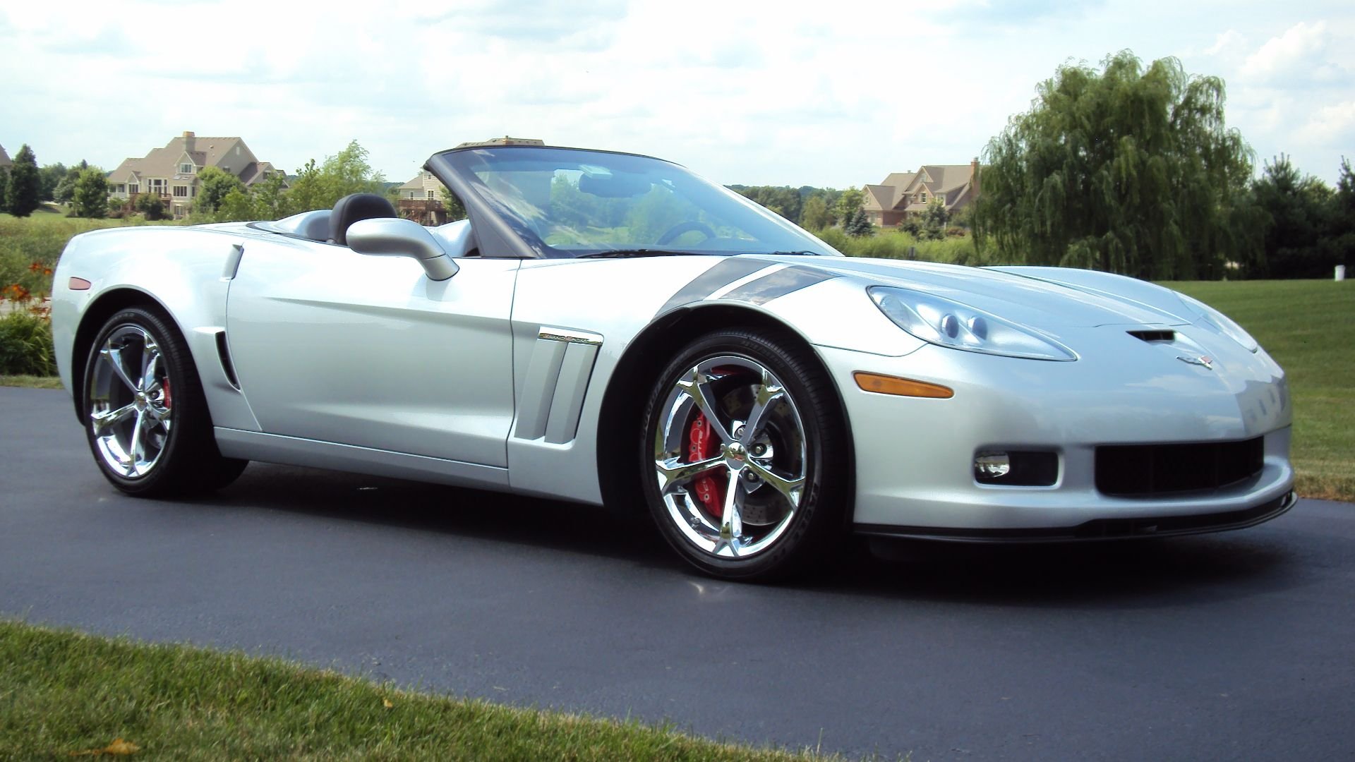 FS (For Sale) 2010 C6 Grand Sport 3LT Convertible, Blade Silver, Ebony ...