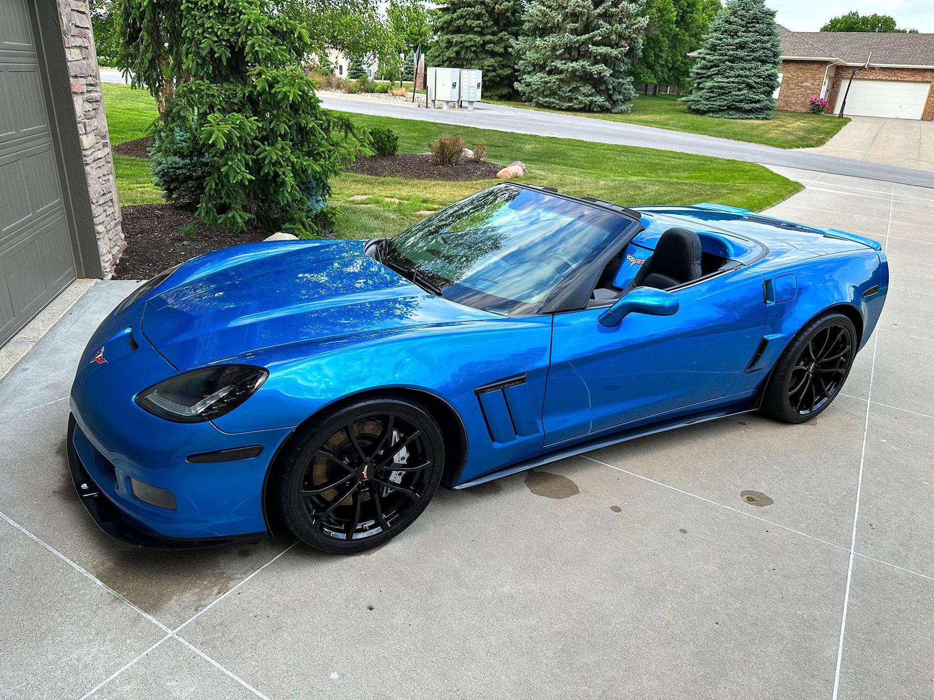 FS (For Sale) 2010 Jetstream Blue Corvette GS Convertible Manual ...