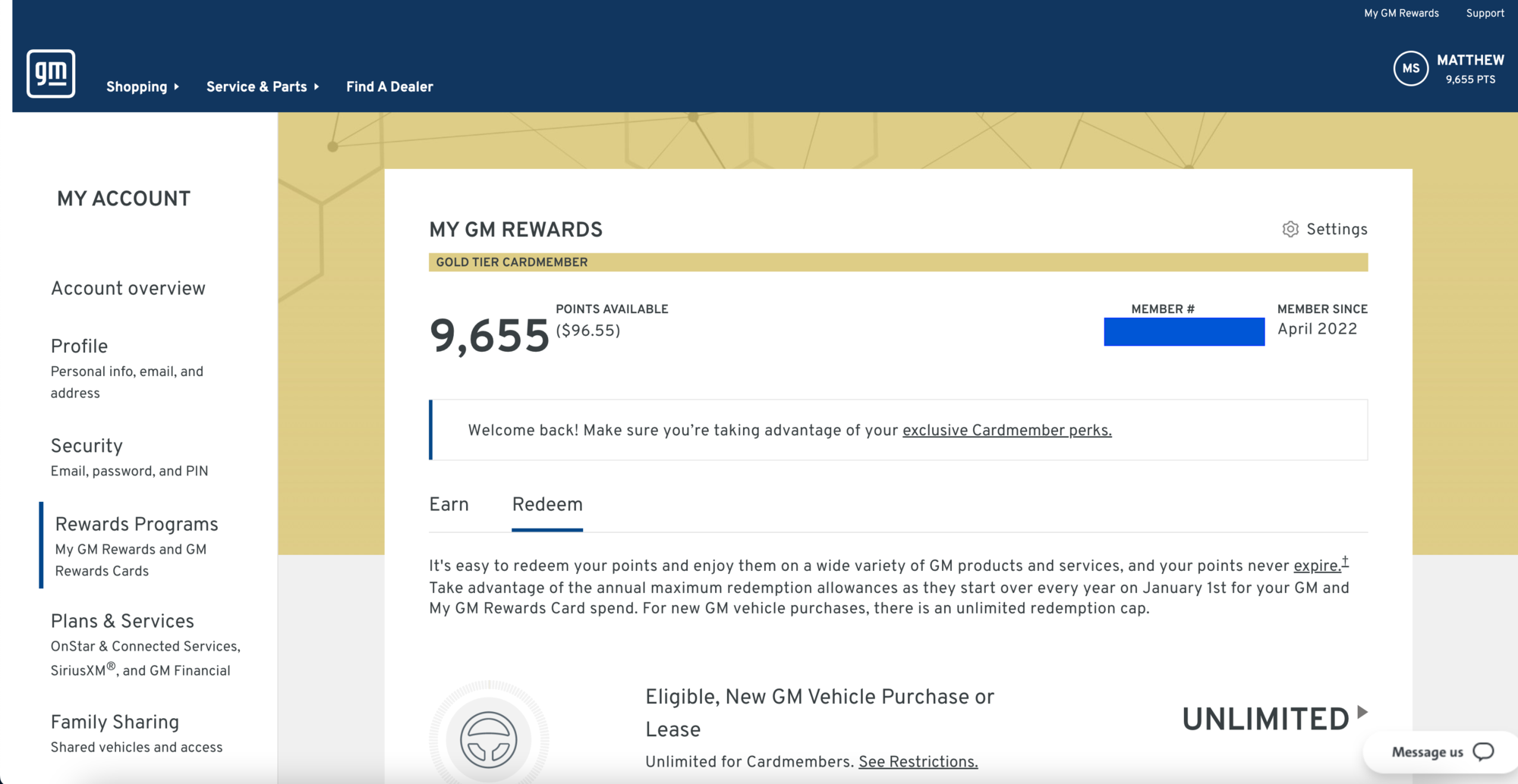 Anybody redeemed GM card points since the Marcus changeover? - Page 2 ...