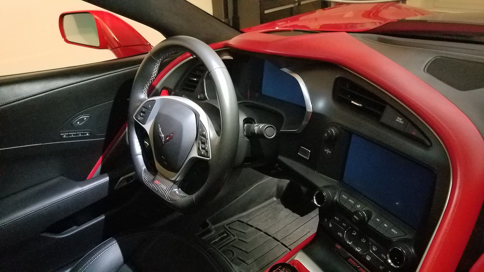 My new RED interior... - CorvetteForum - Chevrolet Corvette Forum ...