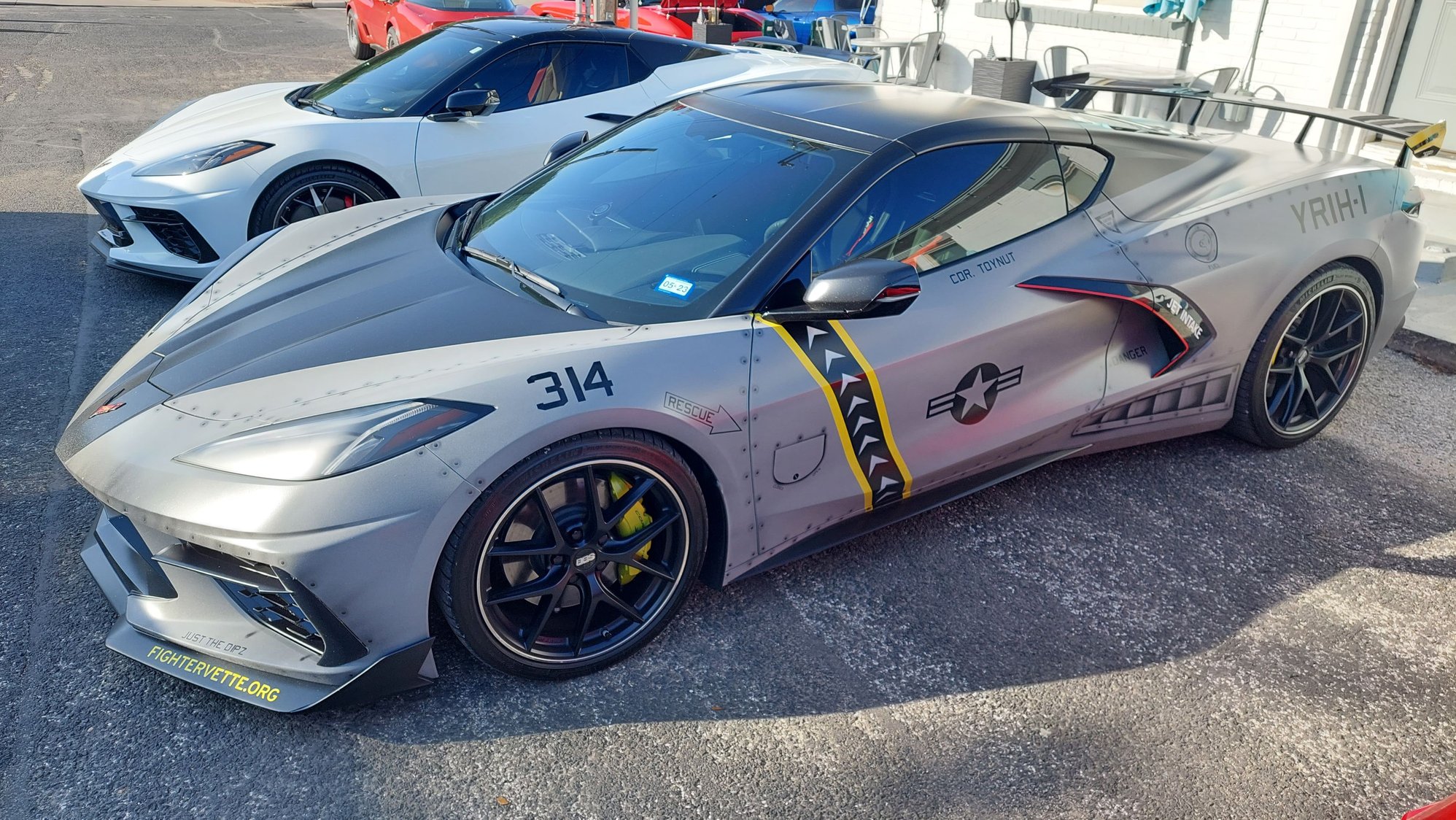 Fighter Vette C8 here at TCA open car show - CorvetteForum - Chevrolet ...