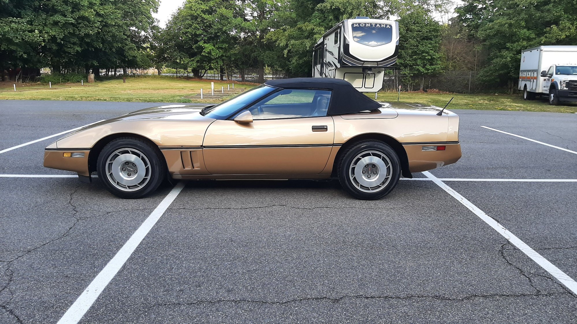 FS (For Sale) 1987 Convertible/ rare metallic gold - CorvetteForum ...