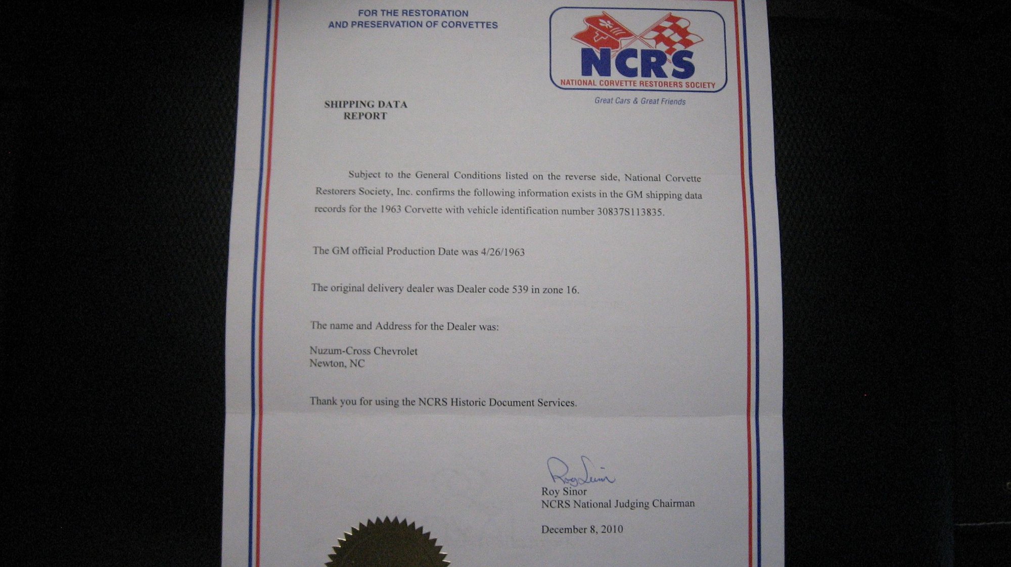 C2 Documentation Value - CorvetteForum - Chevrolet Corvette Forum ...