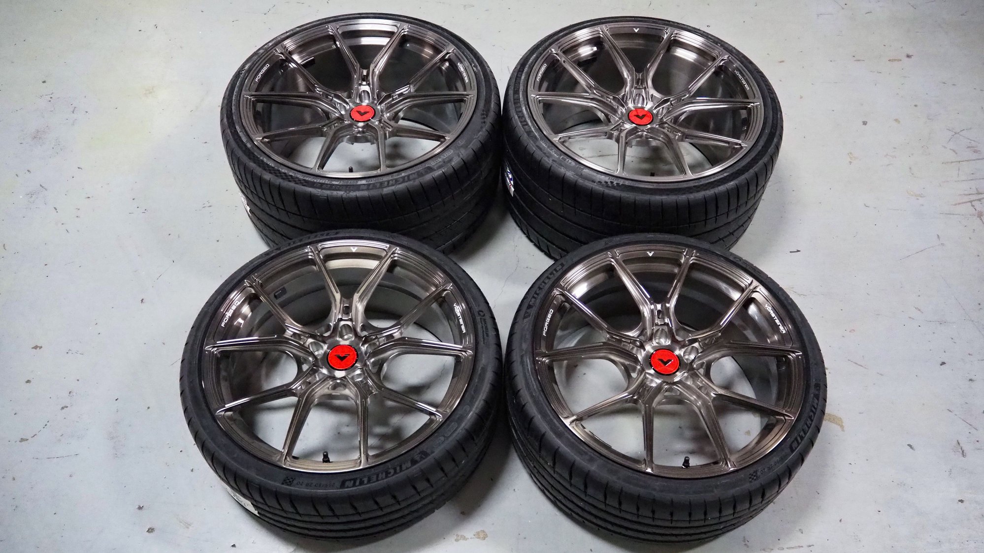 In-Stock Vorsteiner VPX-101 Forged Monoblock Wheels Pre-Built for C8 ...