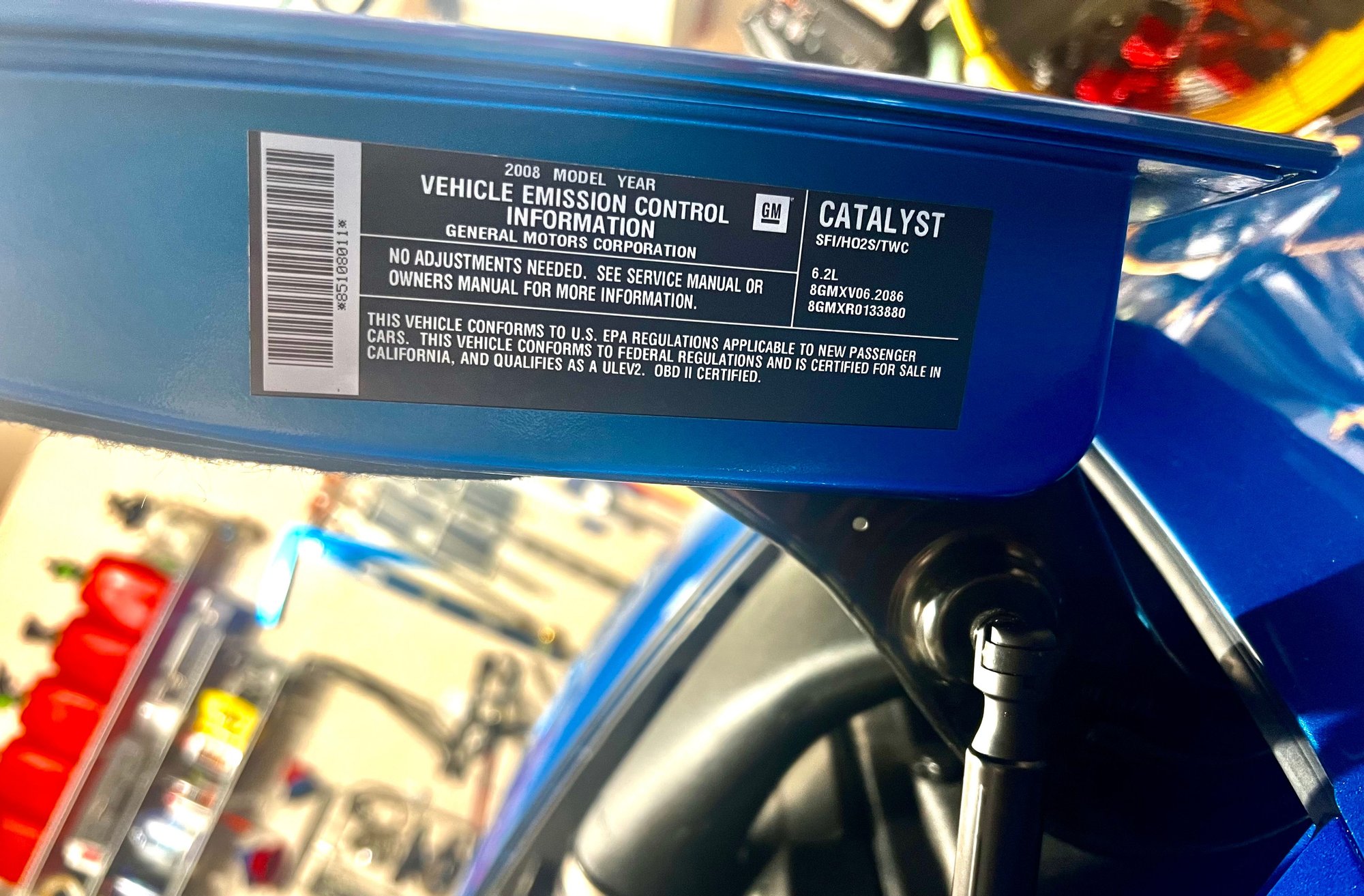Emission Control Label - CorvetteForum - Chevrolet Corvette Forum ...