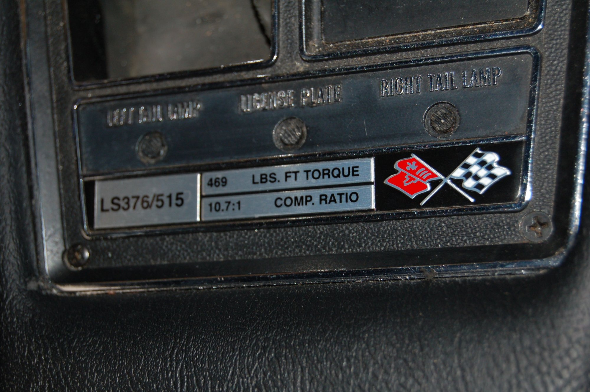 Custom engine placard - CorvetteForum - Chevrolet Corvette Forum Discussion