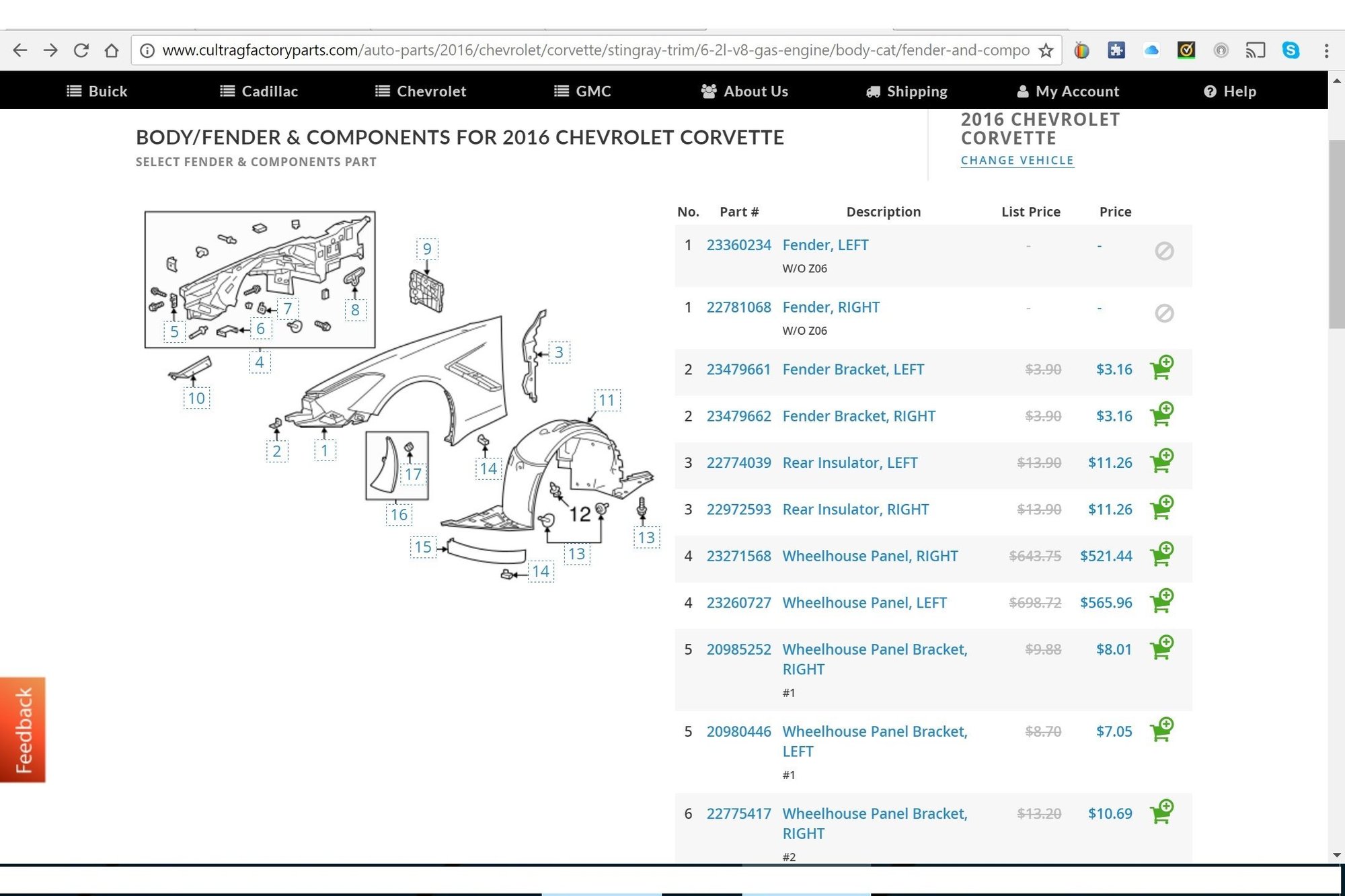 Part number for wind deflectors on lower valance - CorvetteForum ...