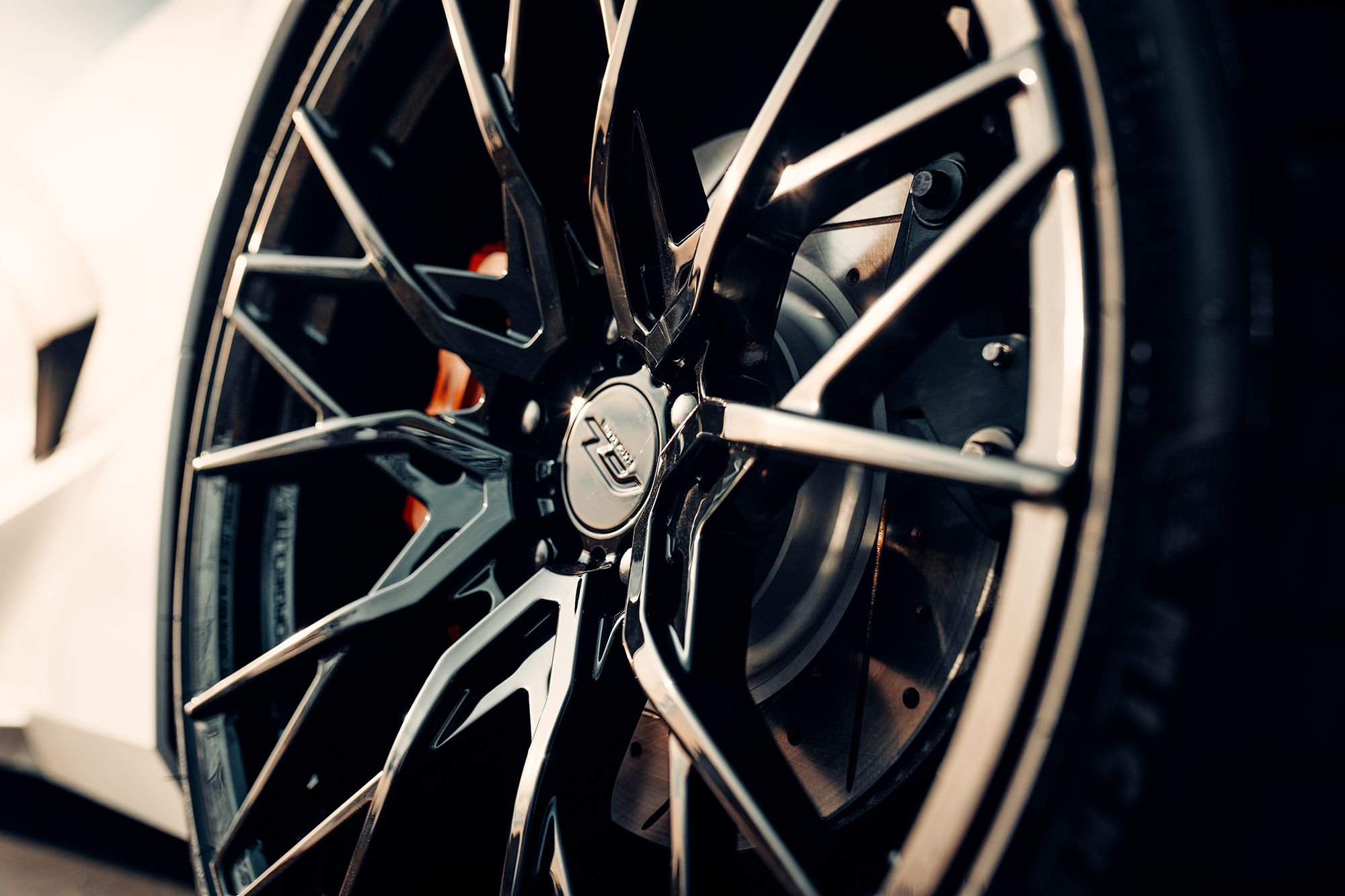 White Pearl Metallic 70th Anniversary Corvette C8 Forgedlite MC20 ...