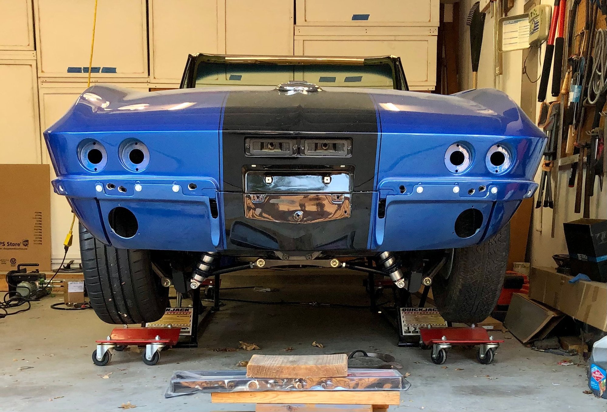 C2 17x8” / 4.5” BS wheels on stock C2 frame. What mods required ...