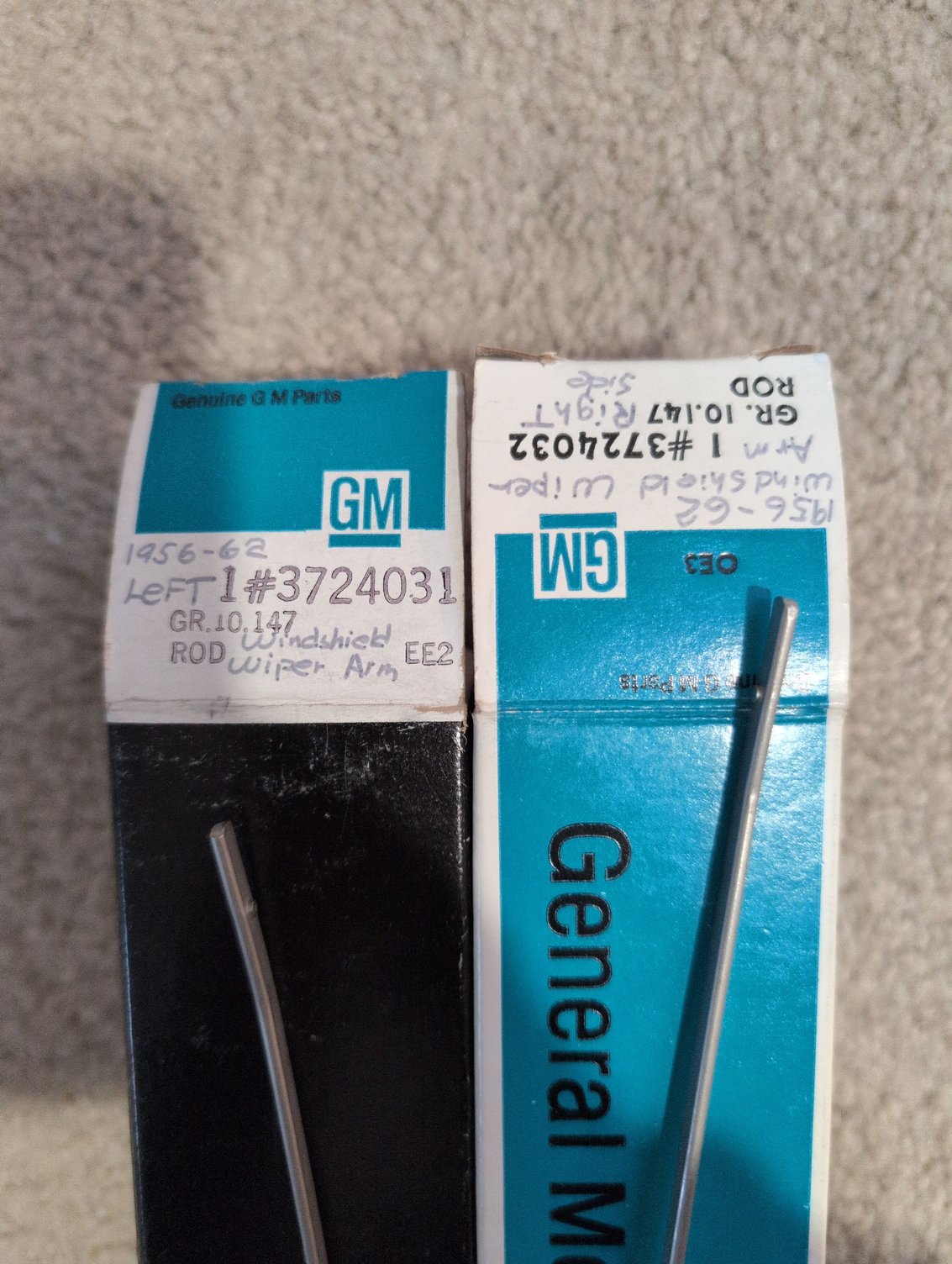 FS (For Sale) 1956-62 Corvette NOS wiper arms both left and right ...