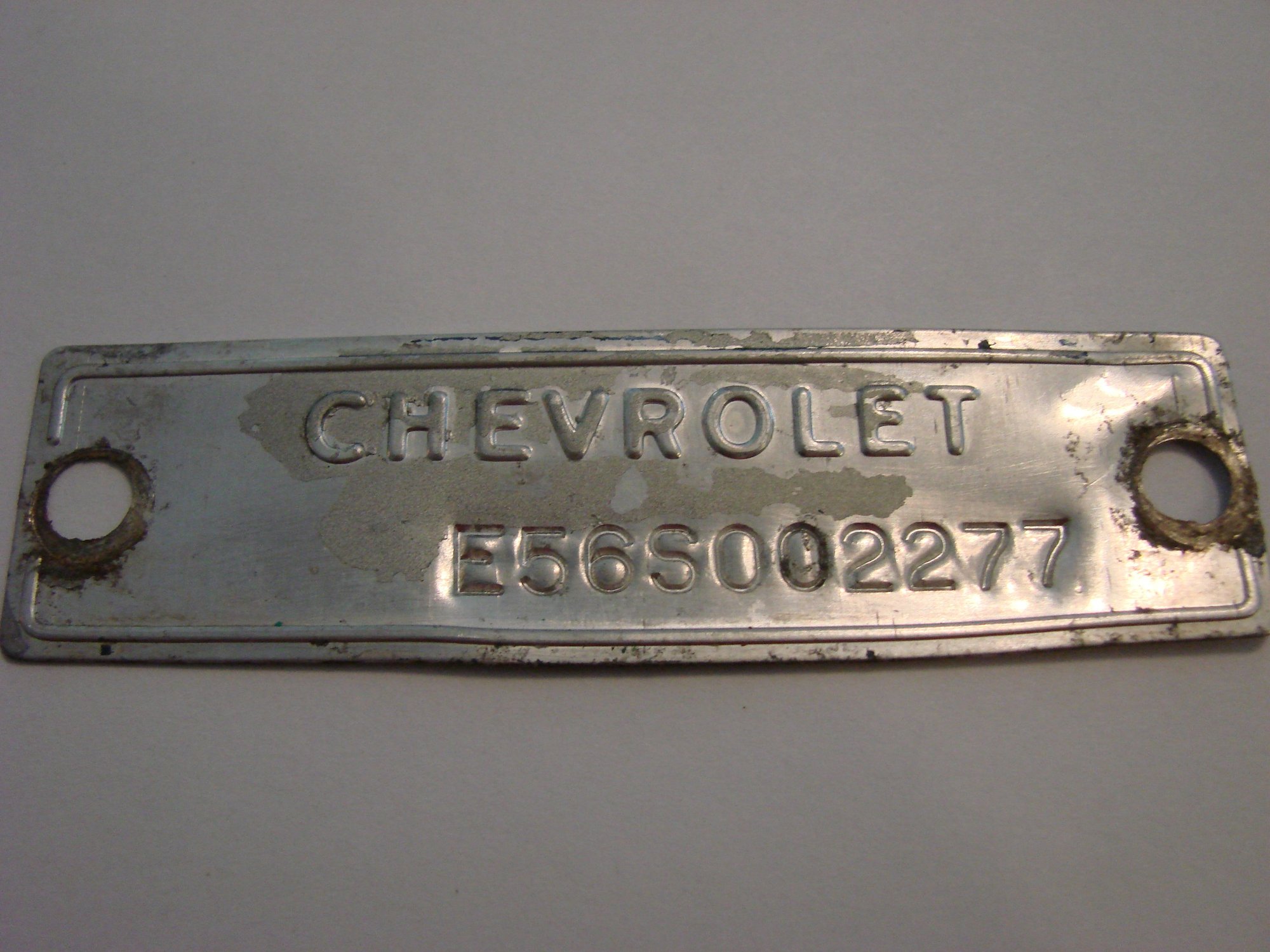 C1 VIN tag VIN stamp fonts - CorvetteForum - Chevrolet Corvette Forum ...