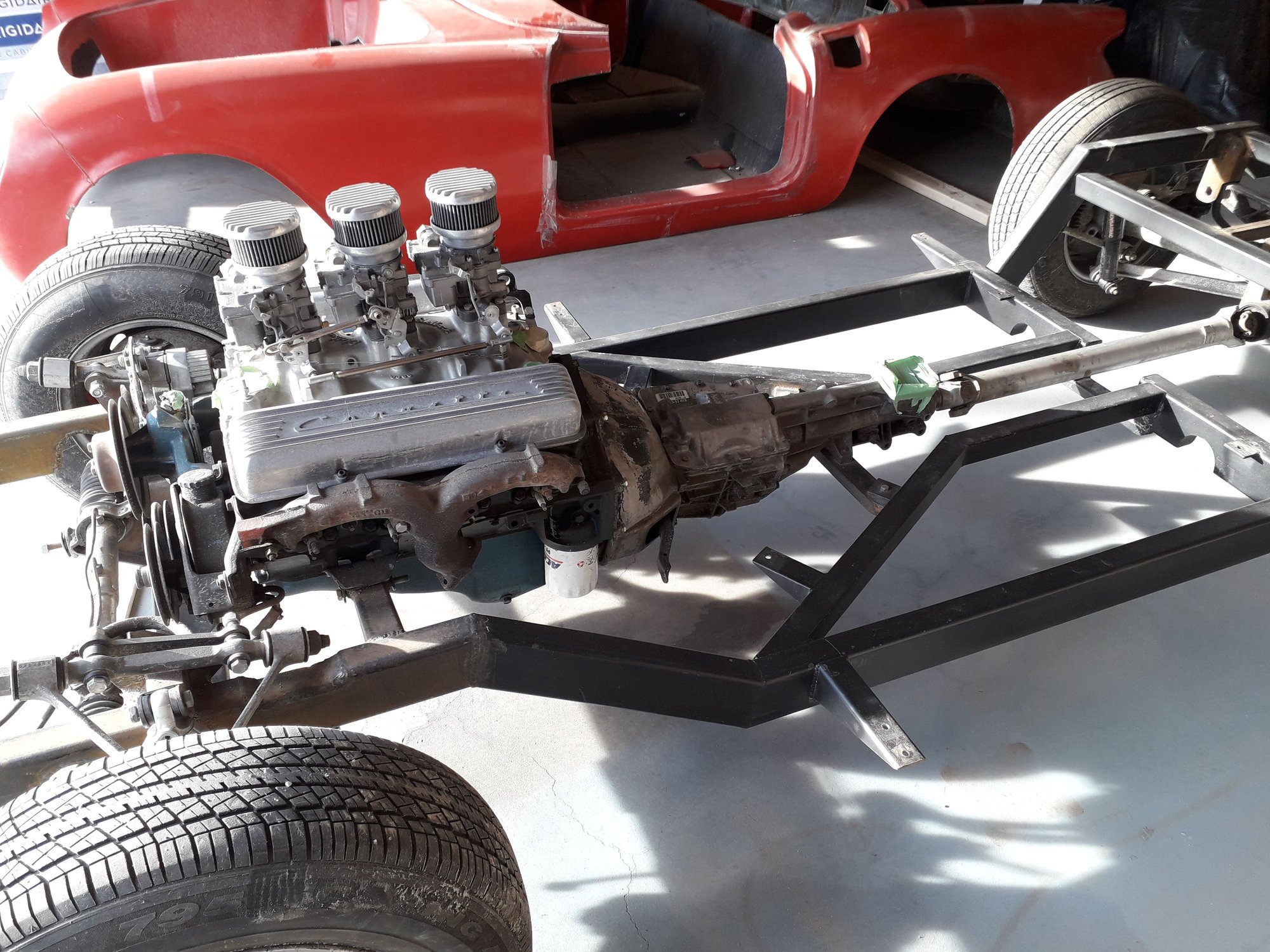 FS (For Sale) Custom Corvette Chassis with C5 Suspension and V8 ...