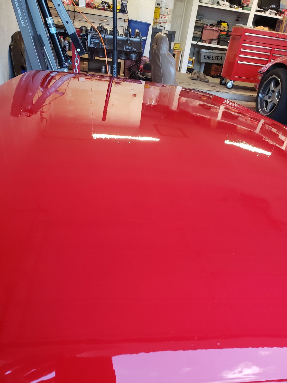 Hood SMC Crack Gouge Paint Repair Blend Clear Fiberglass Primer Sand ...