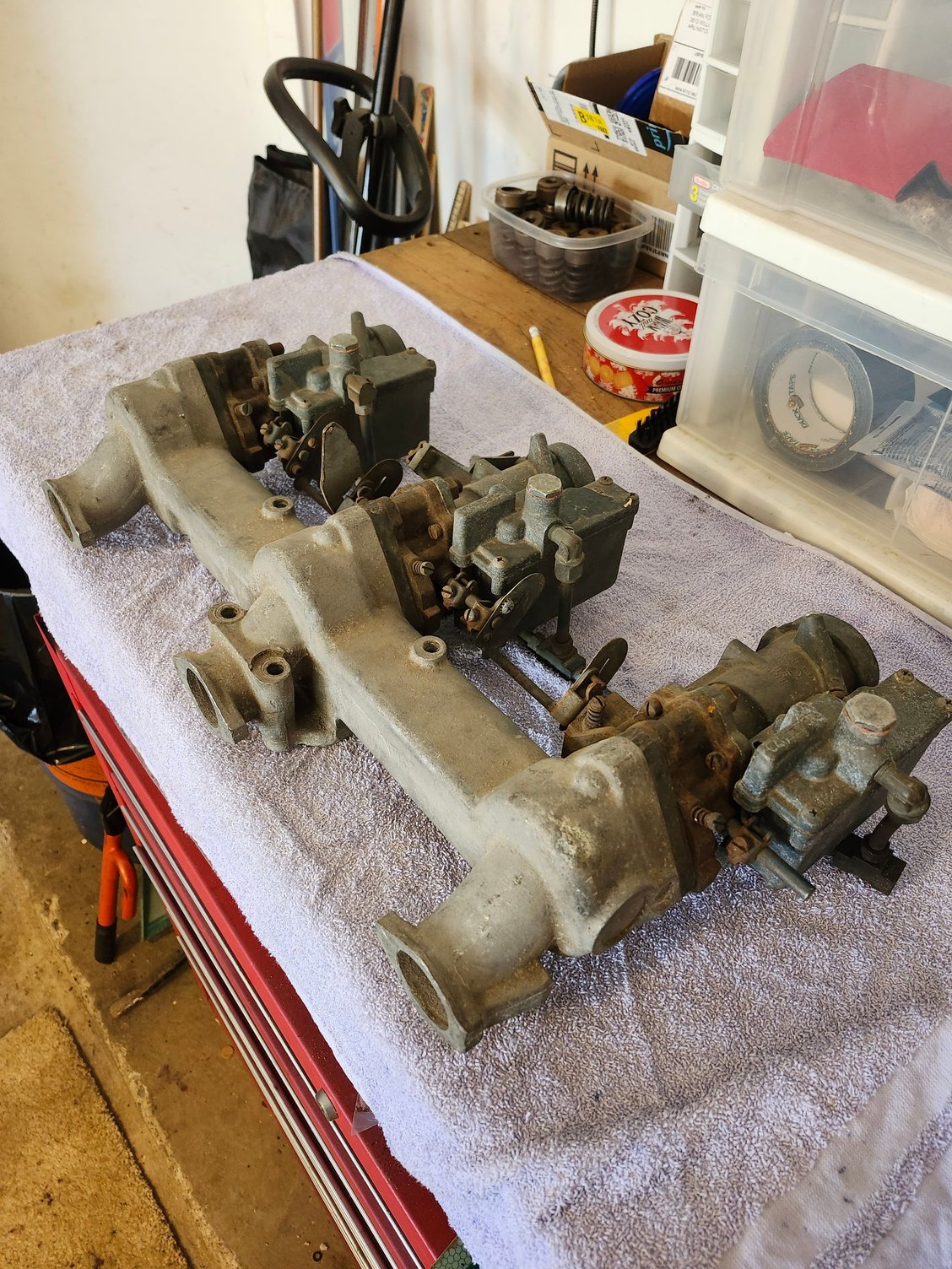 FS (For Sale) 1954 Intake and Carter YH Carbs - CorvetteForum ...