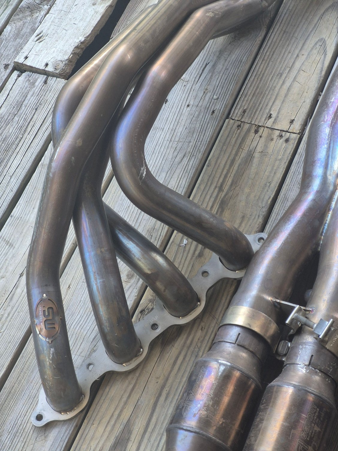 FS (For Sale) Stainless Works Long tube headers,x-pipe,and high flow ...