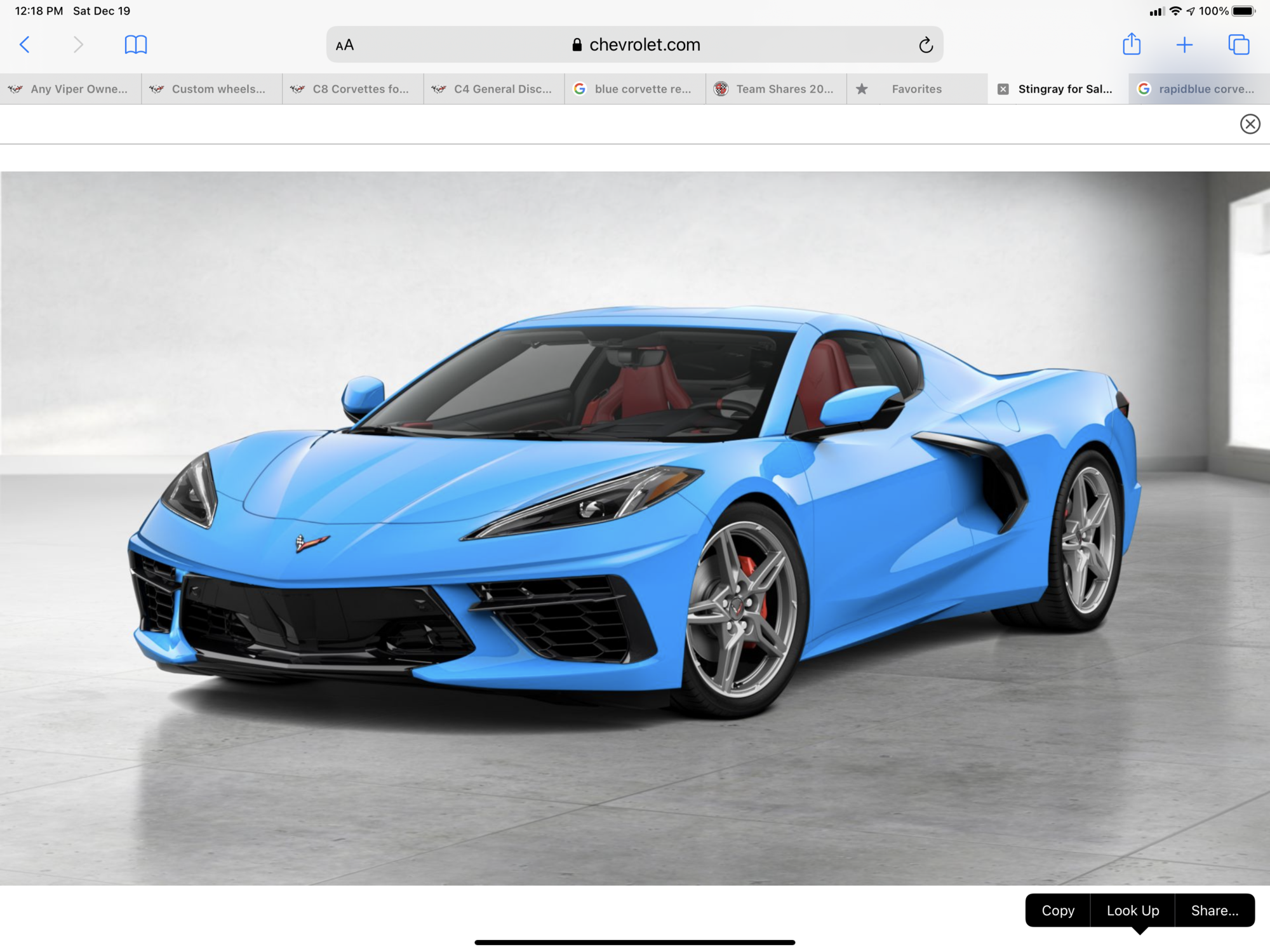 Ordered My Rapid Blue C8!! - CorvetteForum - Chevrolet Corvette Forum ...