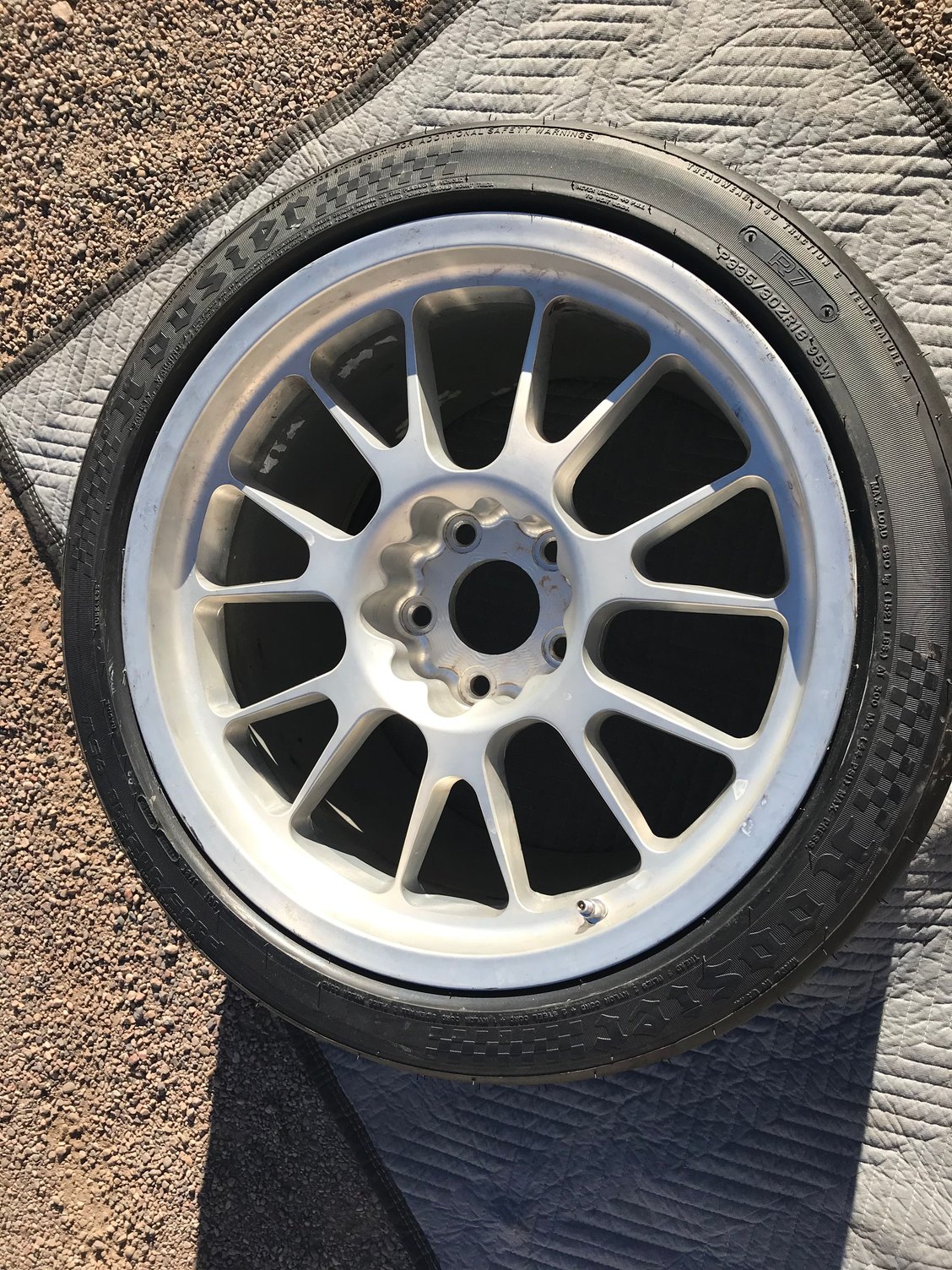 FS (For Sale) CCW C14 wheels, 18x11 & 18x13 with new Hoosier R7 for C6 ...