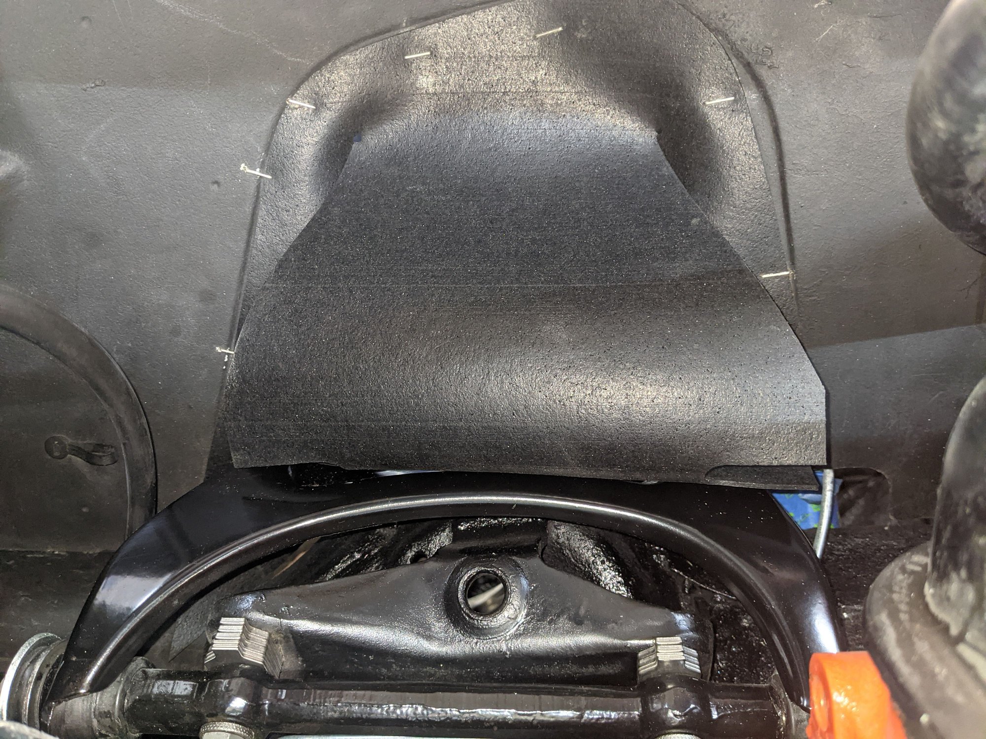 How to: replace those old stapled inner fender dust shields on a '68 ...