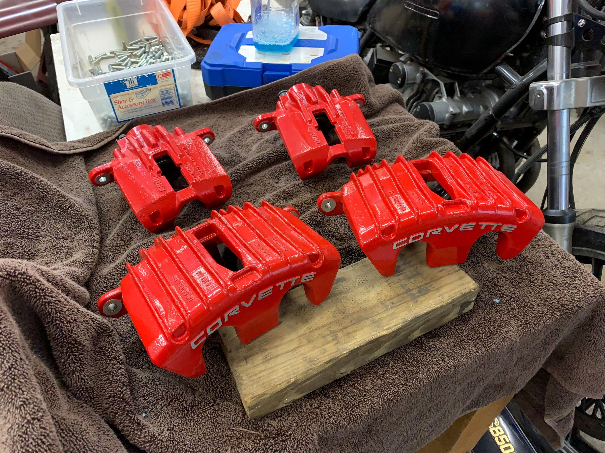 FS (For Sale) Red C5 Z06 Brake Calipers - CorvetteForum - Chevrolet ...
