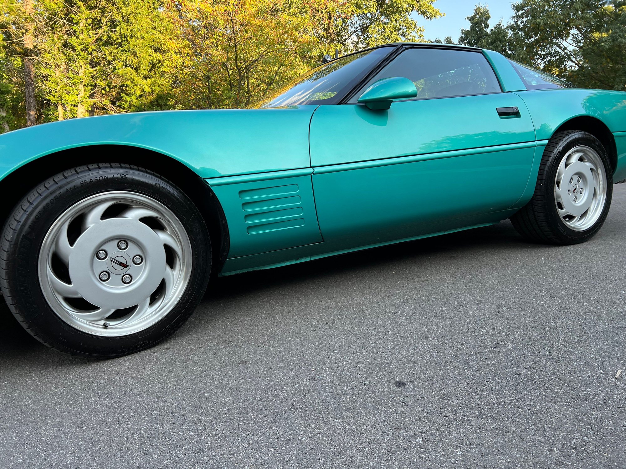 FS (For Sale) SOLD 1991 Corvette Turquoise Metallic Automatic 24k ...