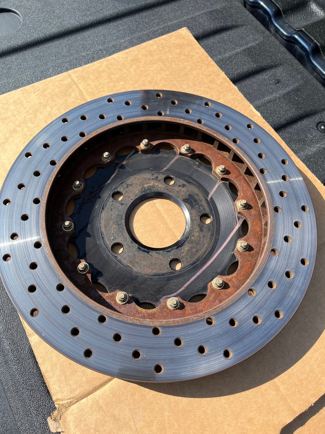 FS (For Sale) Performance AFX 2-piece lightweight front rotors for C6 ...
