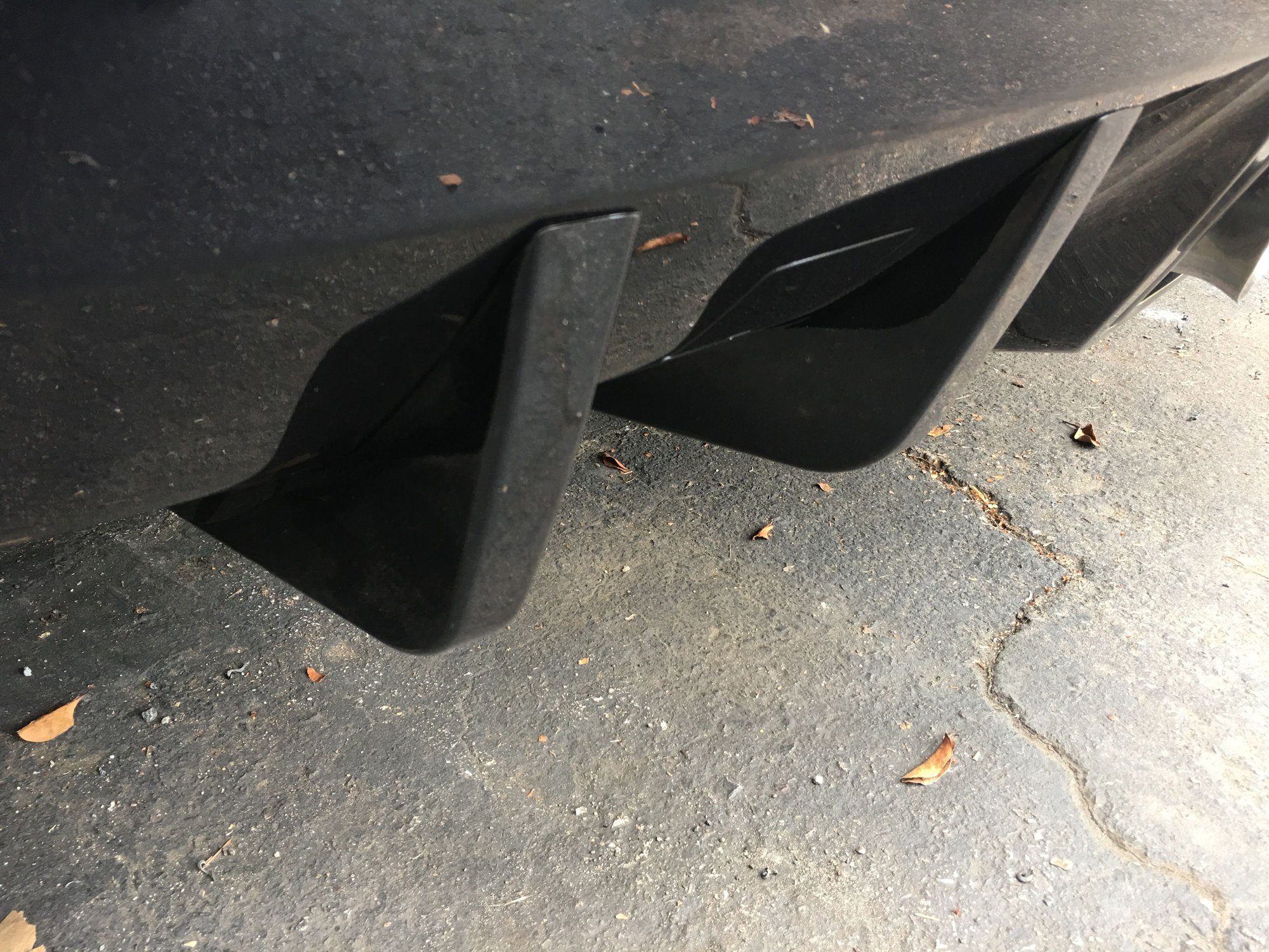 Installed ACS double rear diffuser fins today - CorvetteForum ...