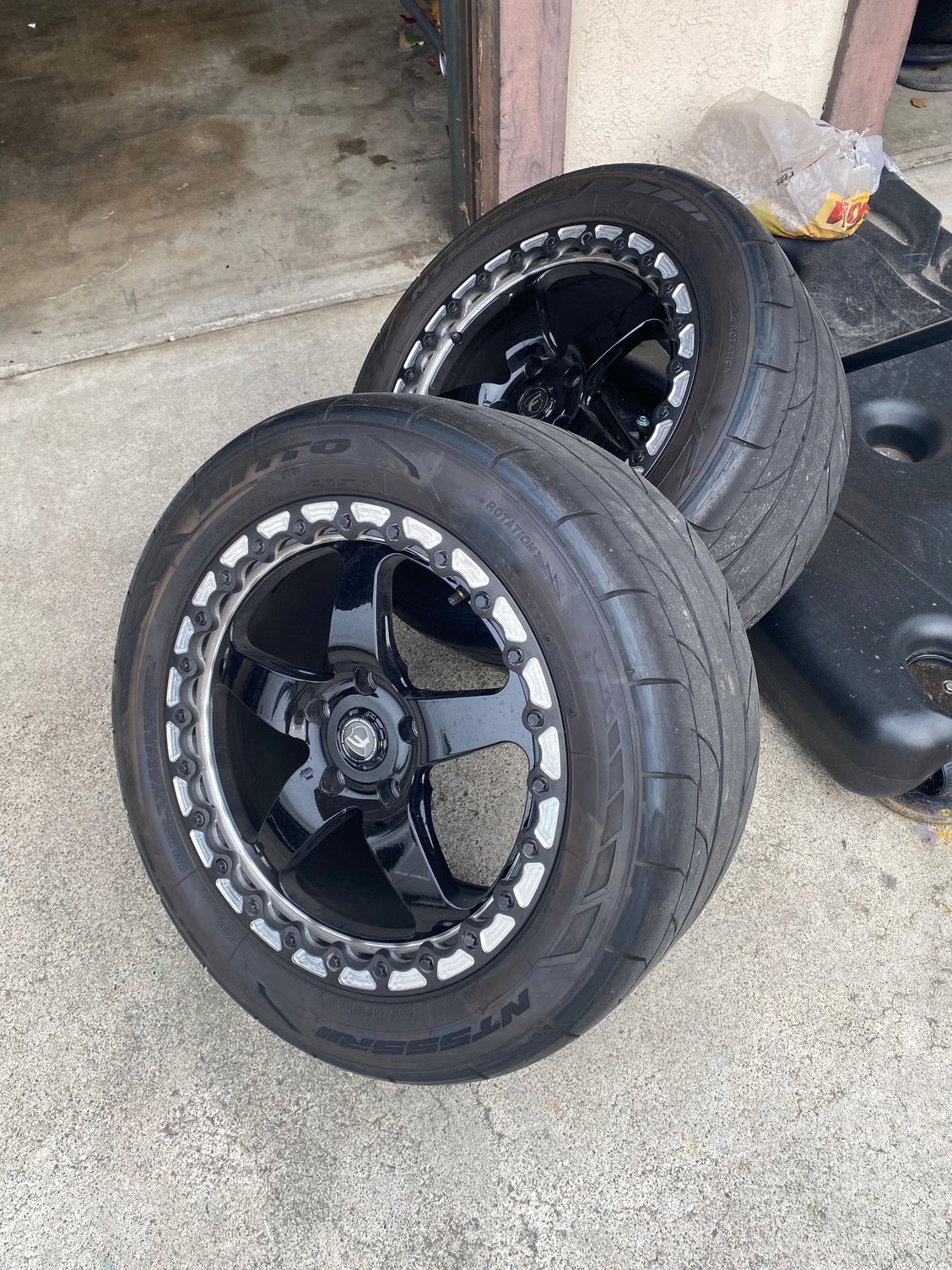 FS (For Sale) Forgestar D5 beadlock wheels and Nitto drag radials ...