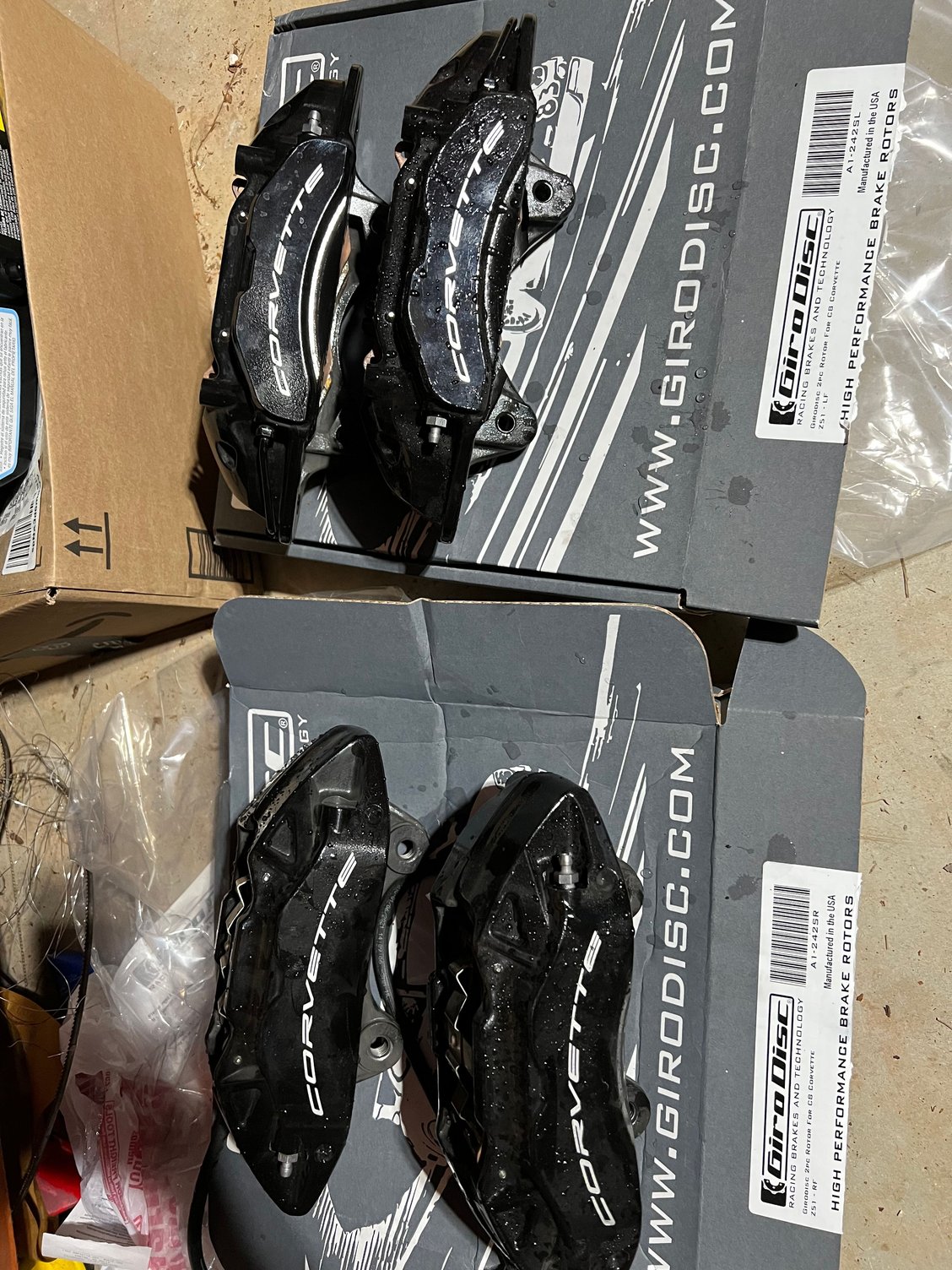 FS (For Sale) Black Brake Calipers and Rotors - Non Z51 - CorvetteForum ...