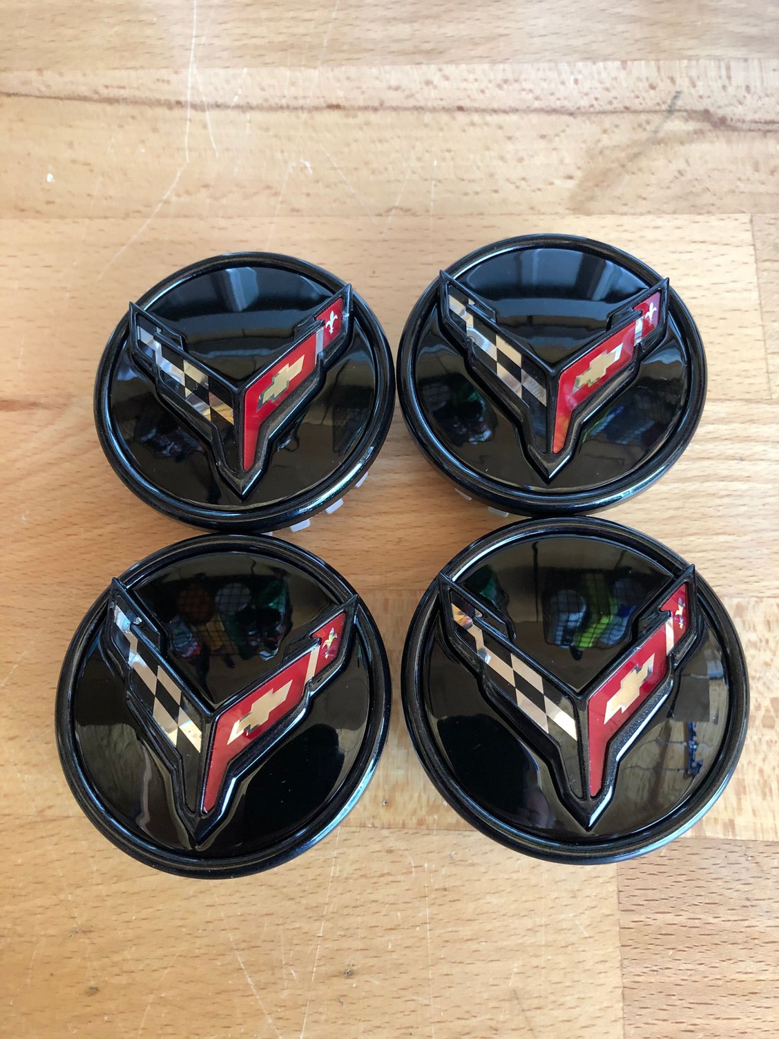 FS (For Sale) Black C8 Center Caps - CorvetteForum - Chevrolet Corvette ...