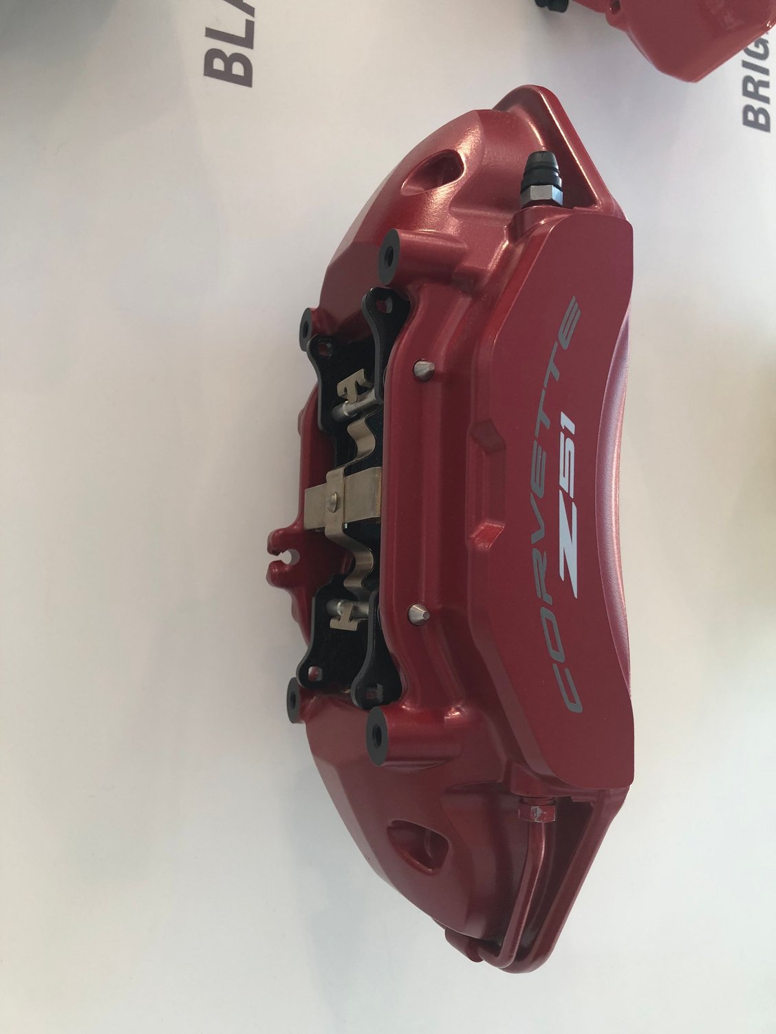 Didn’t realize this but Edge Red calipers are matte--FYI ...