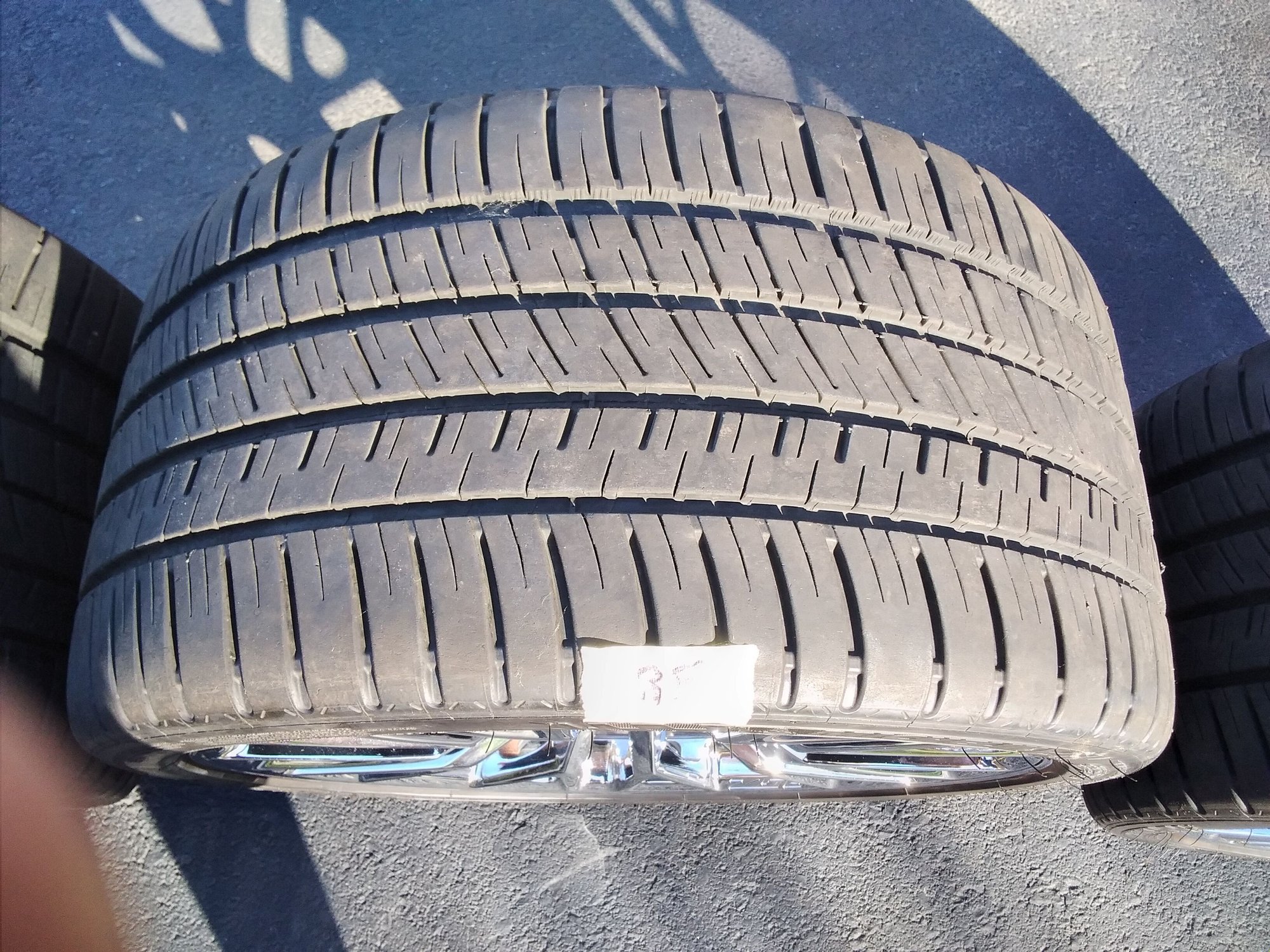 FS (For Sale) Set of C7 Z06 Repaired OEM Chrome Wheels with Michelin ...