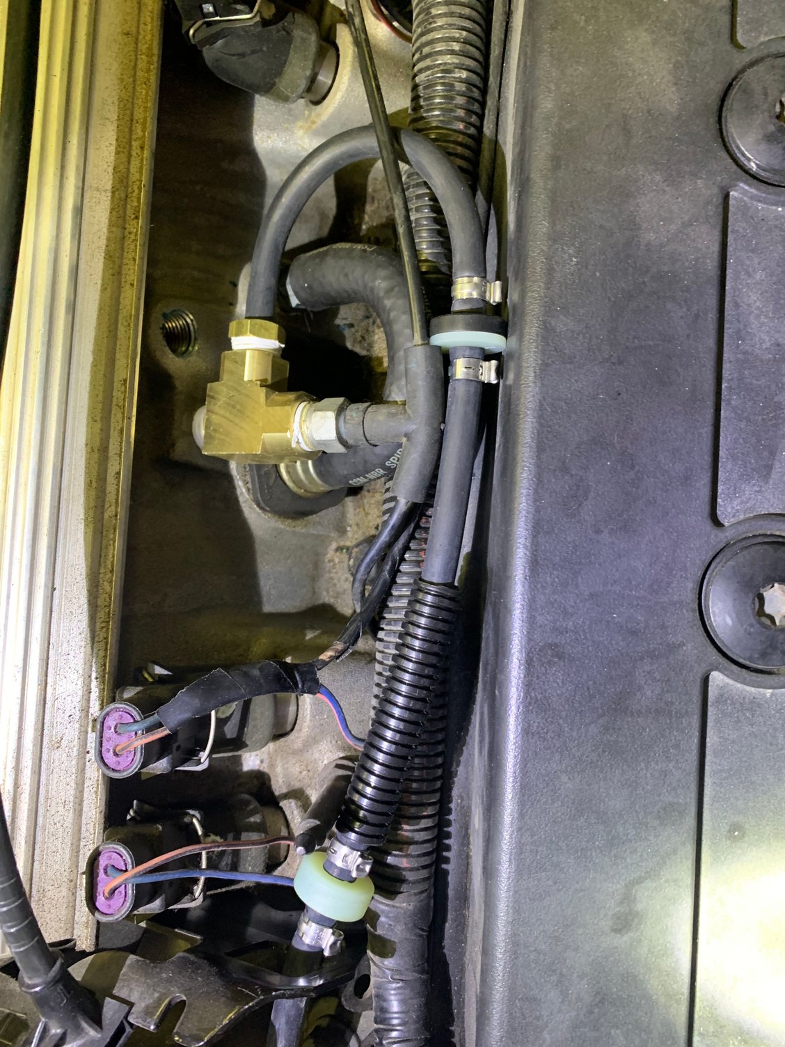 Petris Optispark upgrade - where to connect the vacuum lines ...