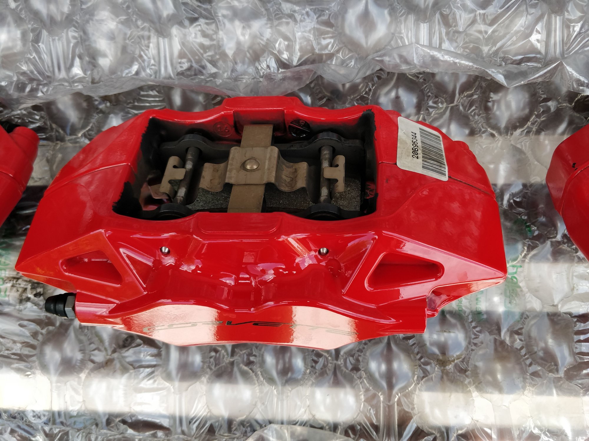 FS (For Sale) Z51 calipers, rotors, lines, brake pads OEM in red ...
