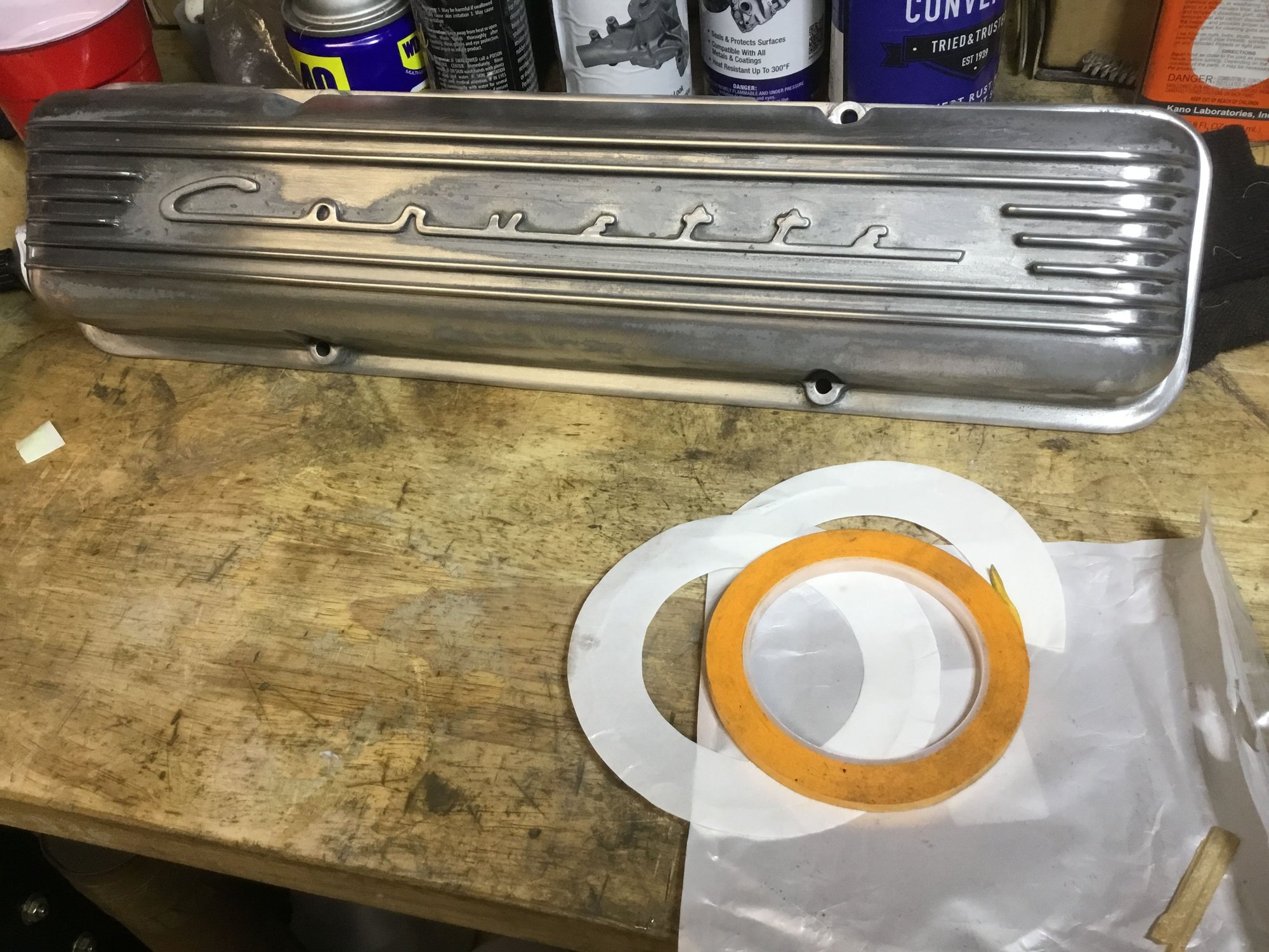 C2 Custom restoring corvette script valve covers - CorvetteForum ...