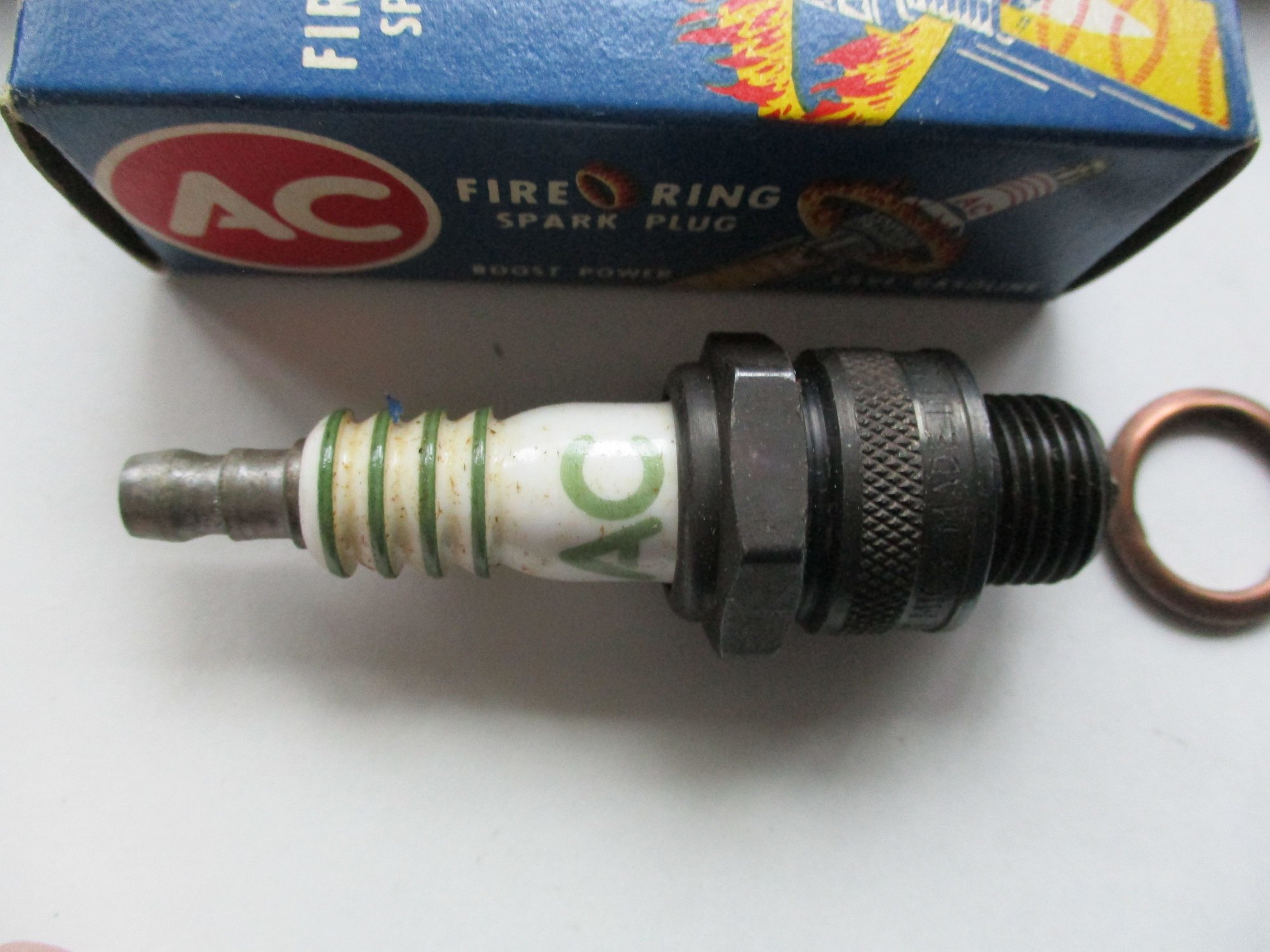 FS (For Sale) Nos 1961 dated ac44 fire ring spark plugs - CorvetteForum ...