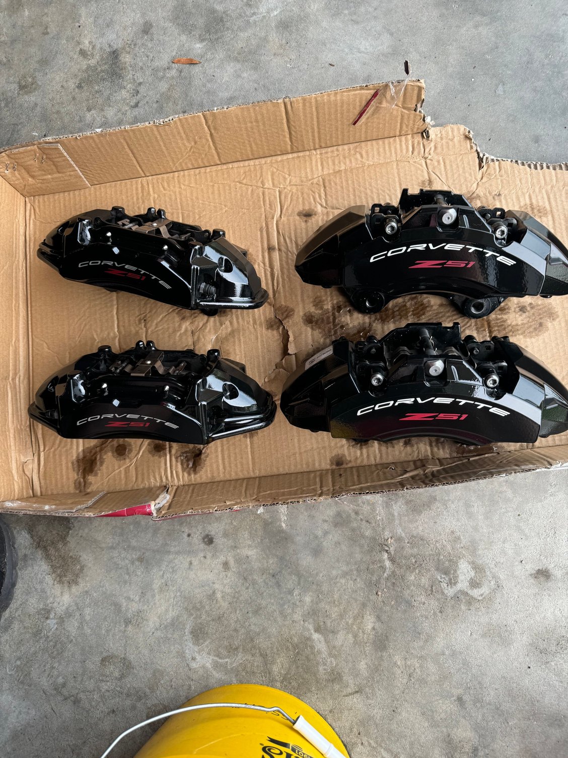 FS (For Sale) 2024 Corvette Z51 Brembo Brake Calipers and Pads ...