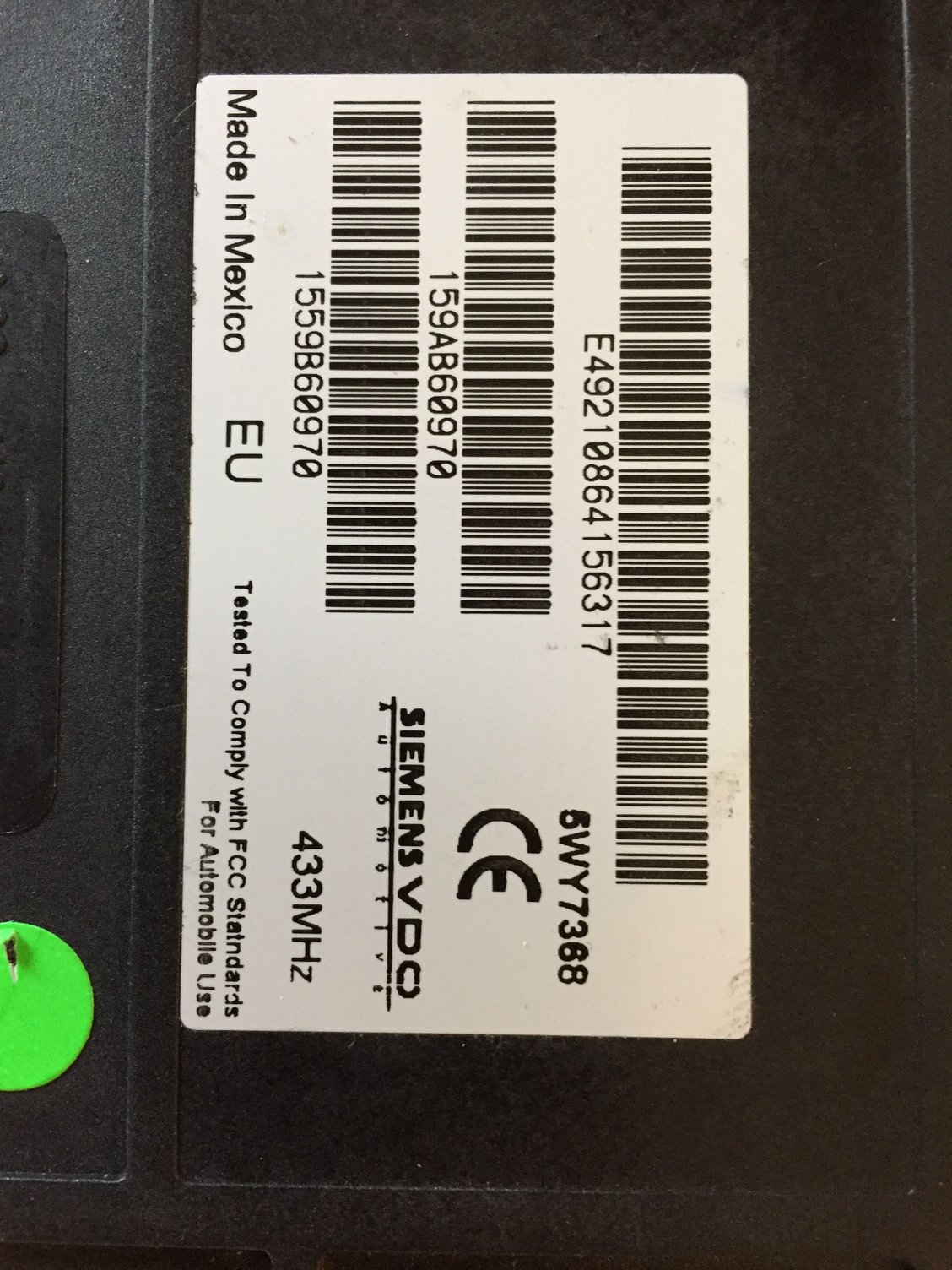 FS (For Sale) 2006 European keyless entry receiver module/fobs ...