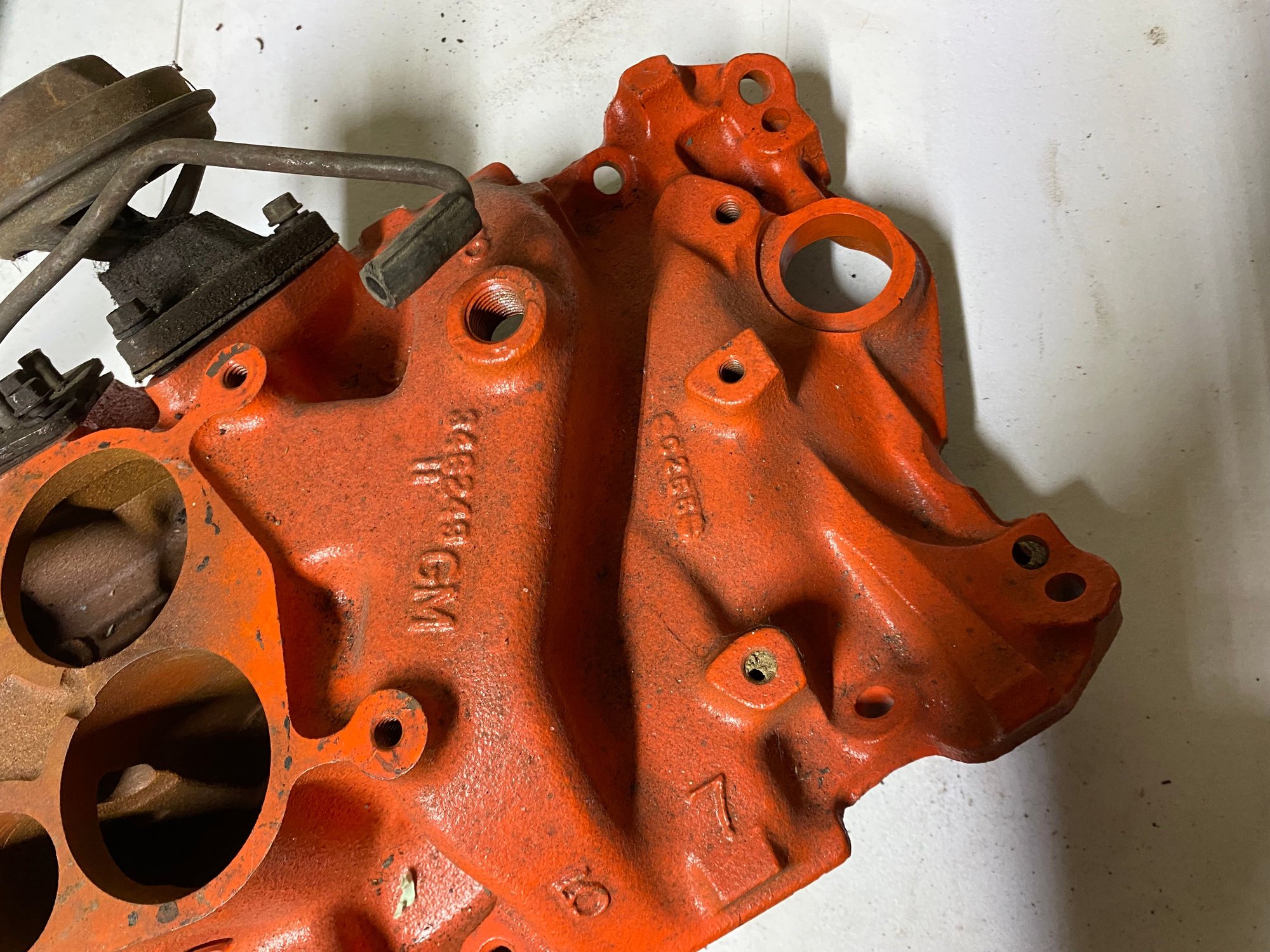 FS (For Sale) Original 1975 Corvette Intake Manifold (346249) and QJet ...